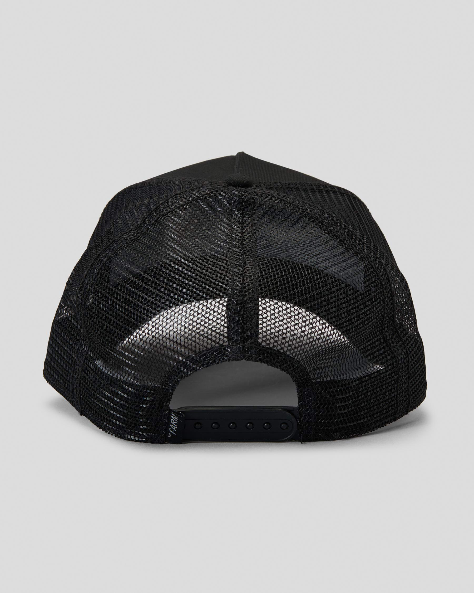 Shop Goorin Bros The Lone Wolf Trucker Cap In Black - Fast Shipping ...
