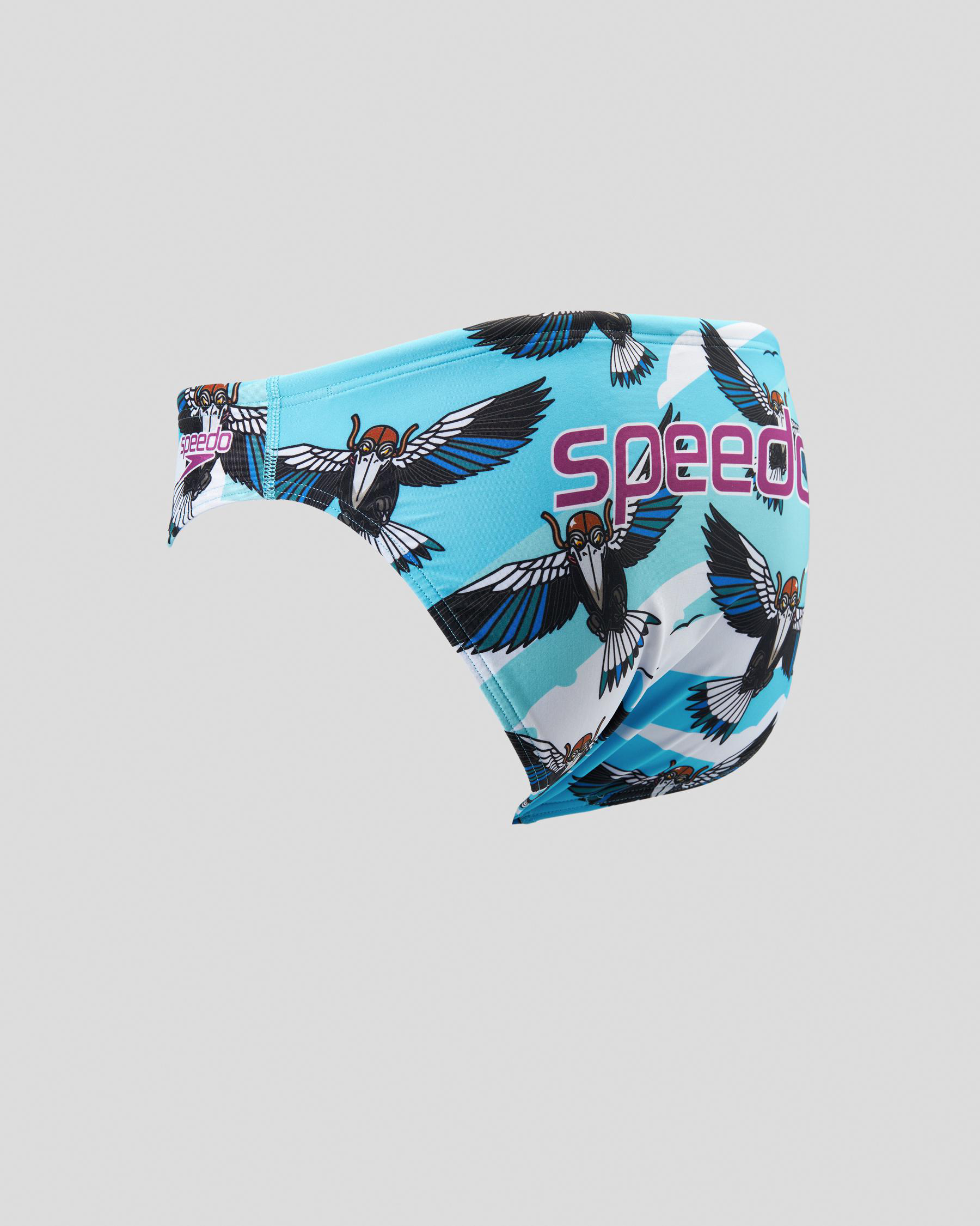 Shop Speedo Swoopy Bois Swim Briefs In Blue - Fast Shipping & Easy ...