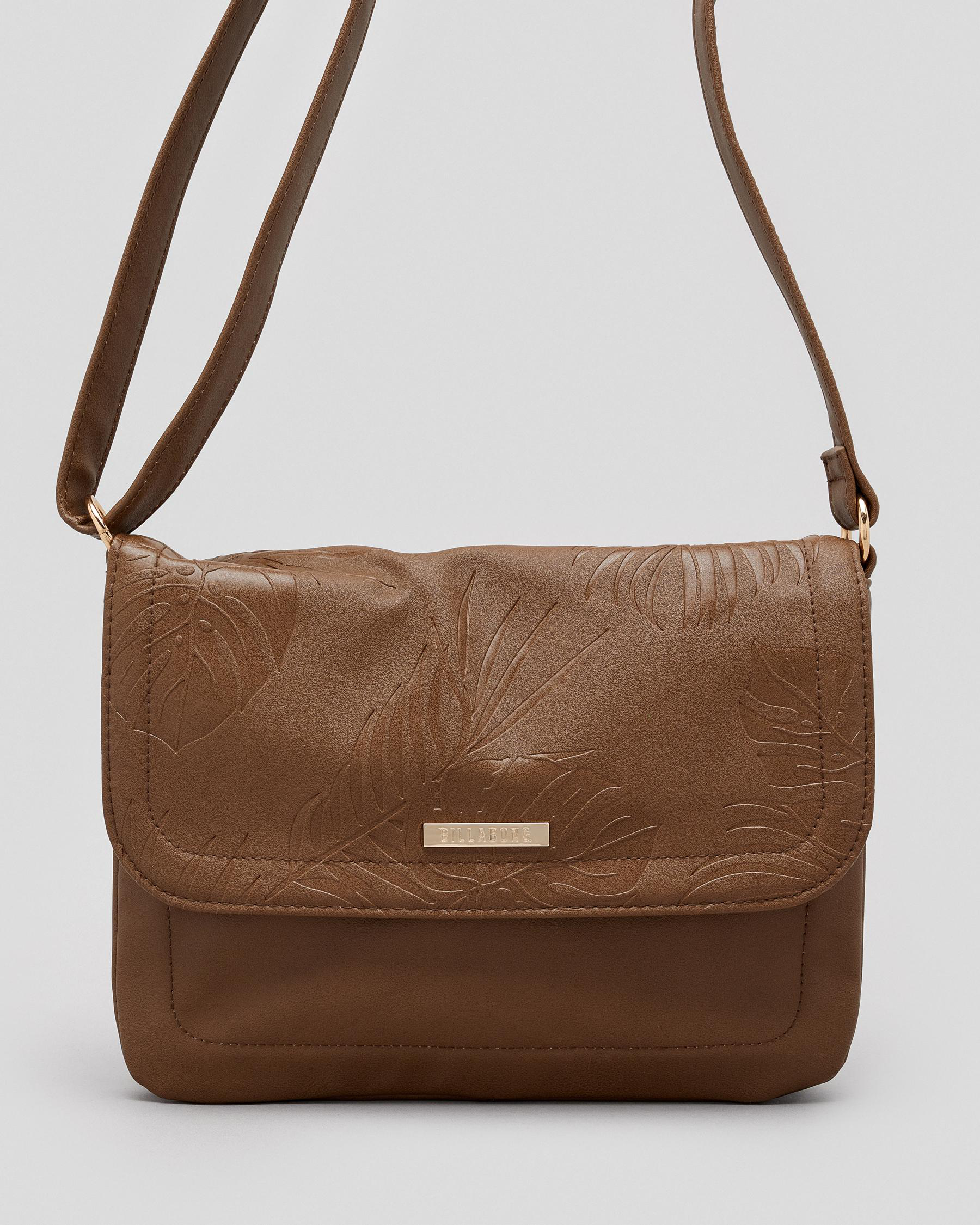 Shop Billabong Sandy Hand Bag In Chocolate - Fast Shipping & Easy ...