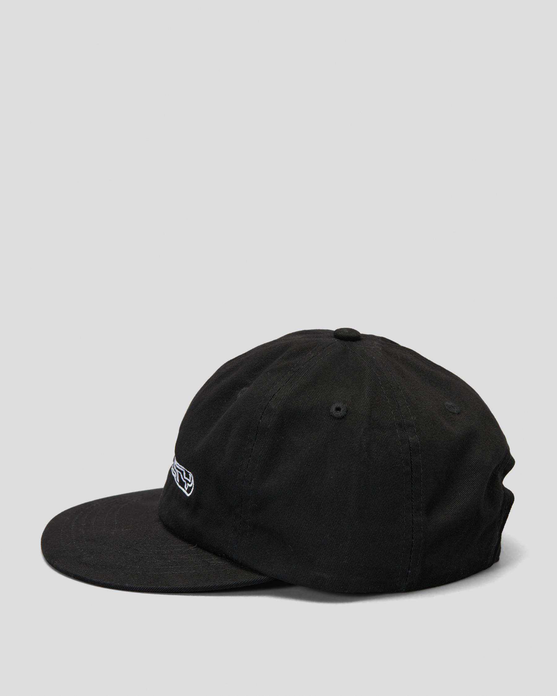 Shop Rusty Deep End Six Panel Cap In Black - Fast Shipping & Easy Returns - City Beach Australia