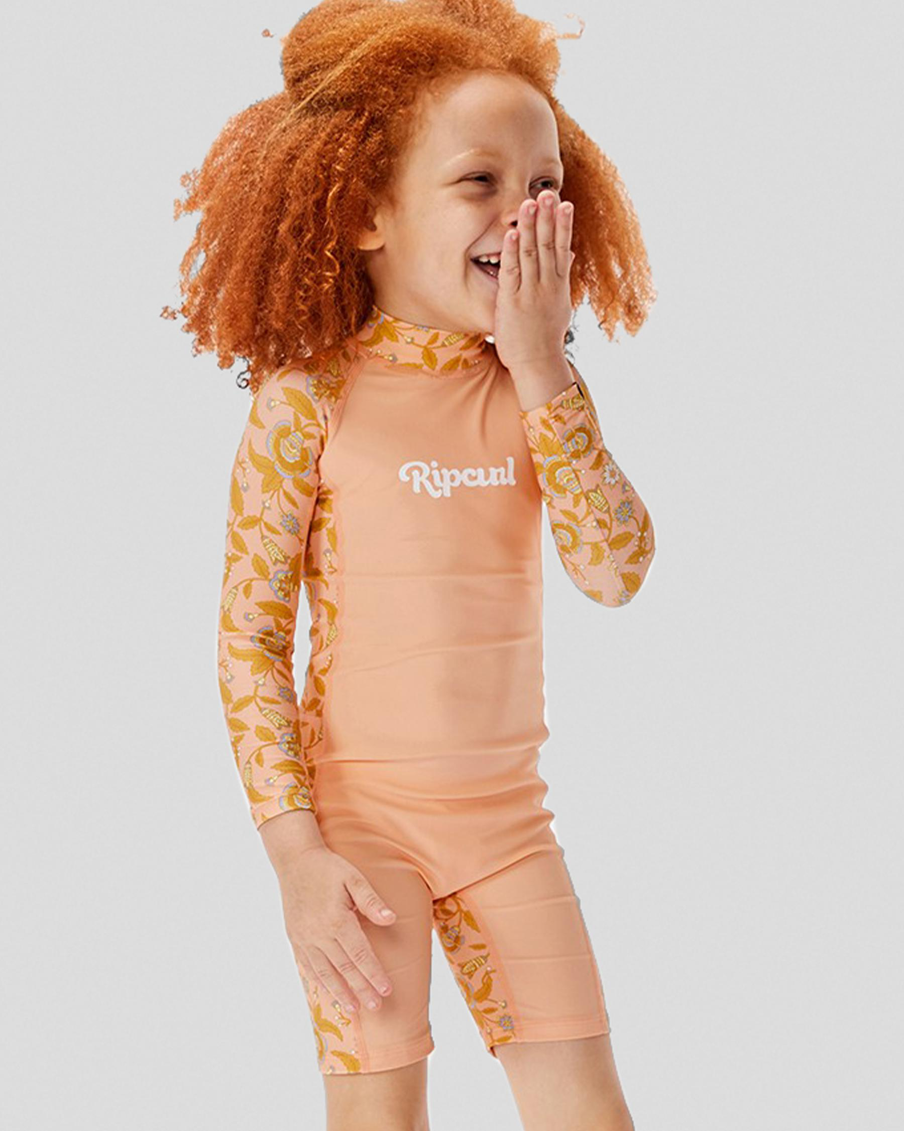 Shop Rip Curl Toddlers' Dreamer Long Sleeve Surfsuit In Peach - Fast Shipping & Easy Returns ...