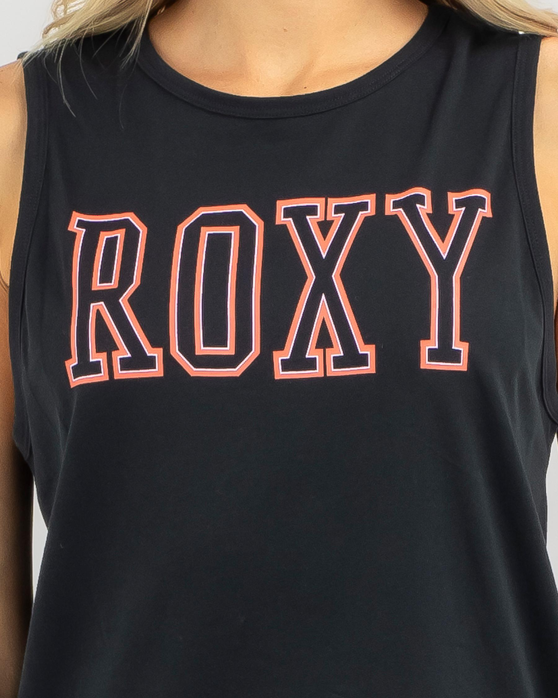Shop Roxy In The Sup Tank In Anthracite - Fast Shipping & Easy Returns ...