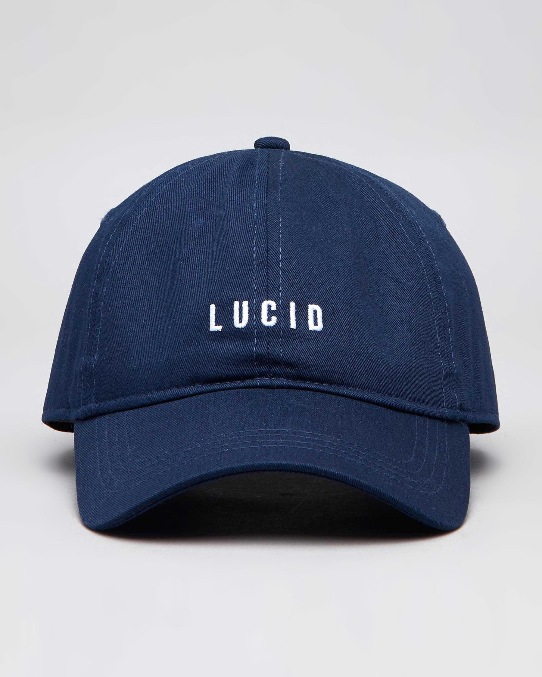 Shop Lucid Chaotic Dad Cap In Navy/white - Fast Shipping & Easy Returns ...