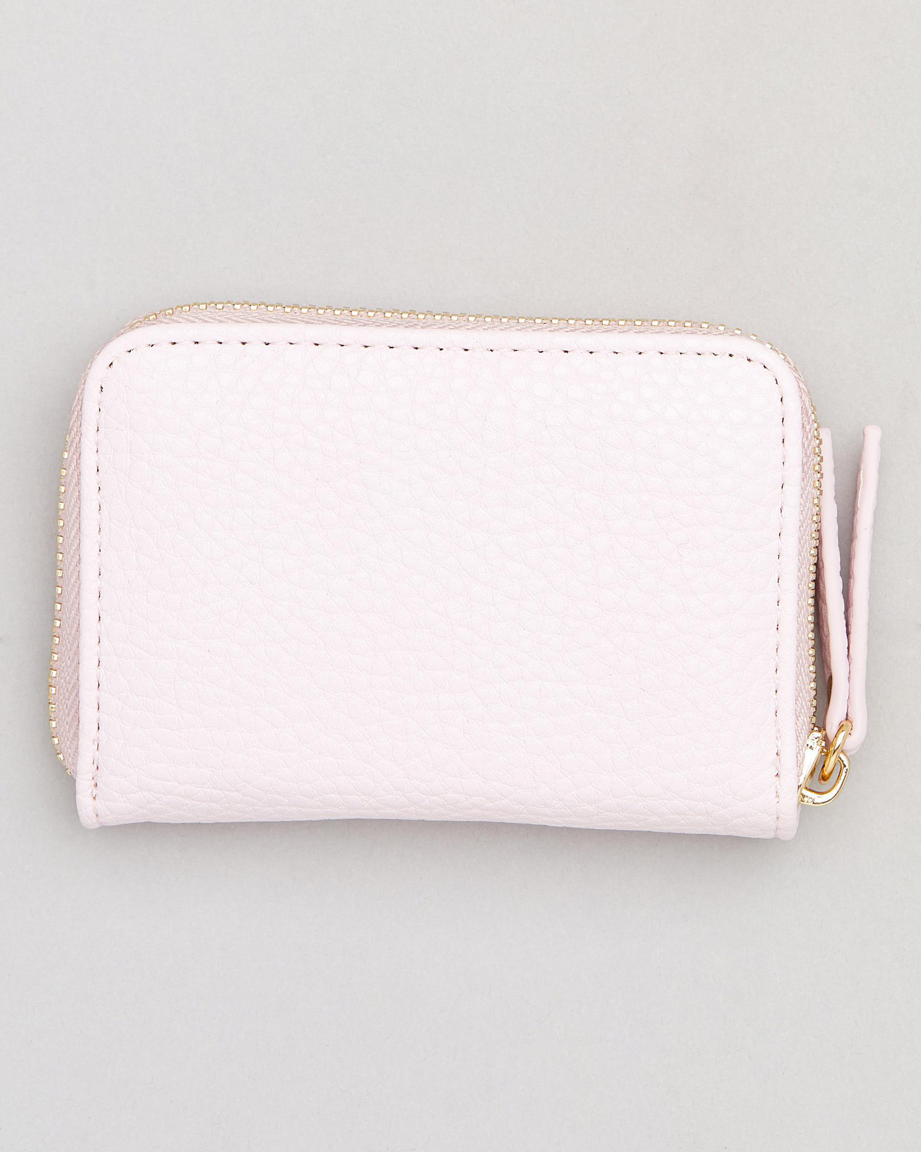 Shop Mooloola Lara Coin Purse In Lilac/ Champagne Gold - Fast Shipping ...