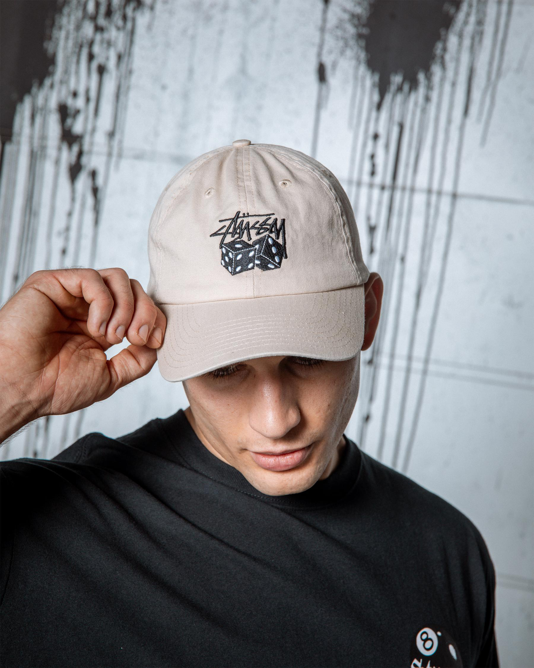 Stussy Pair Of Dice Low Pro Cap In White Sand - Fast Shipping & Easy ...