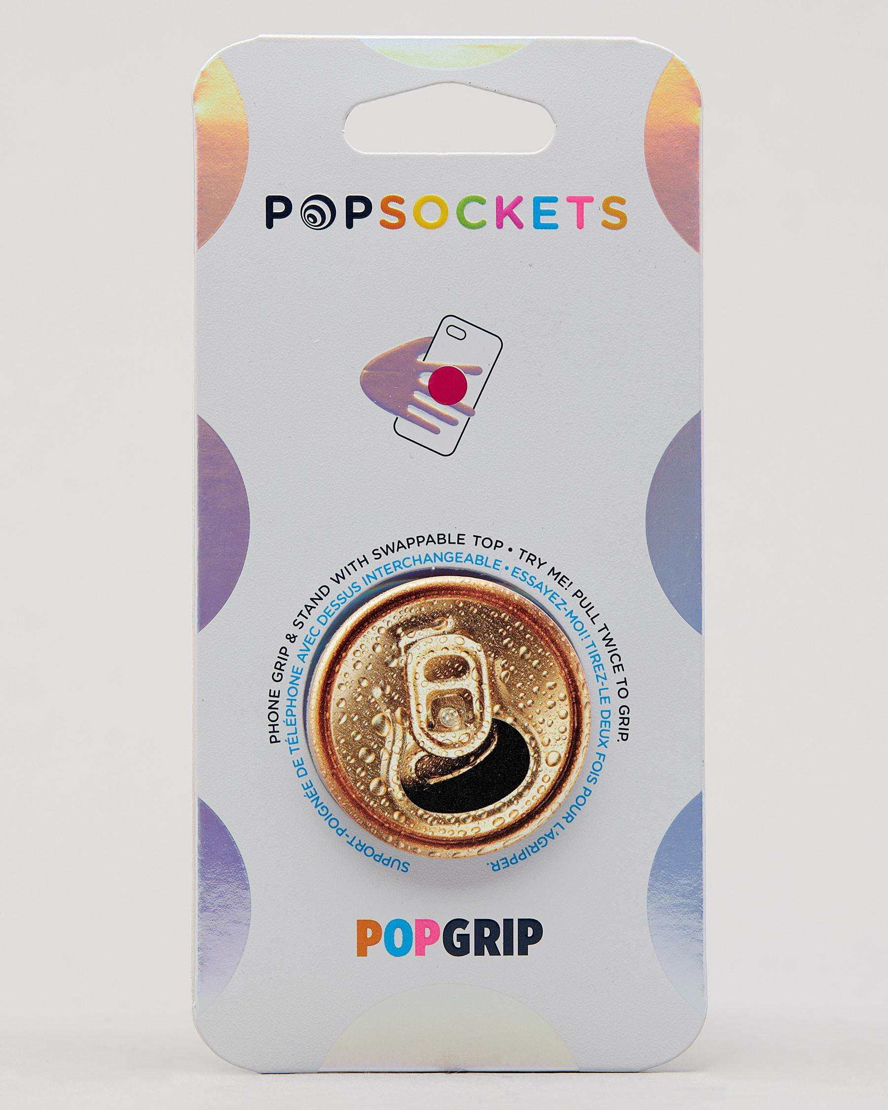 Shop PopSockets Crack A Cold One PopSocket In Gold - Fast Shipping ...