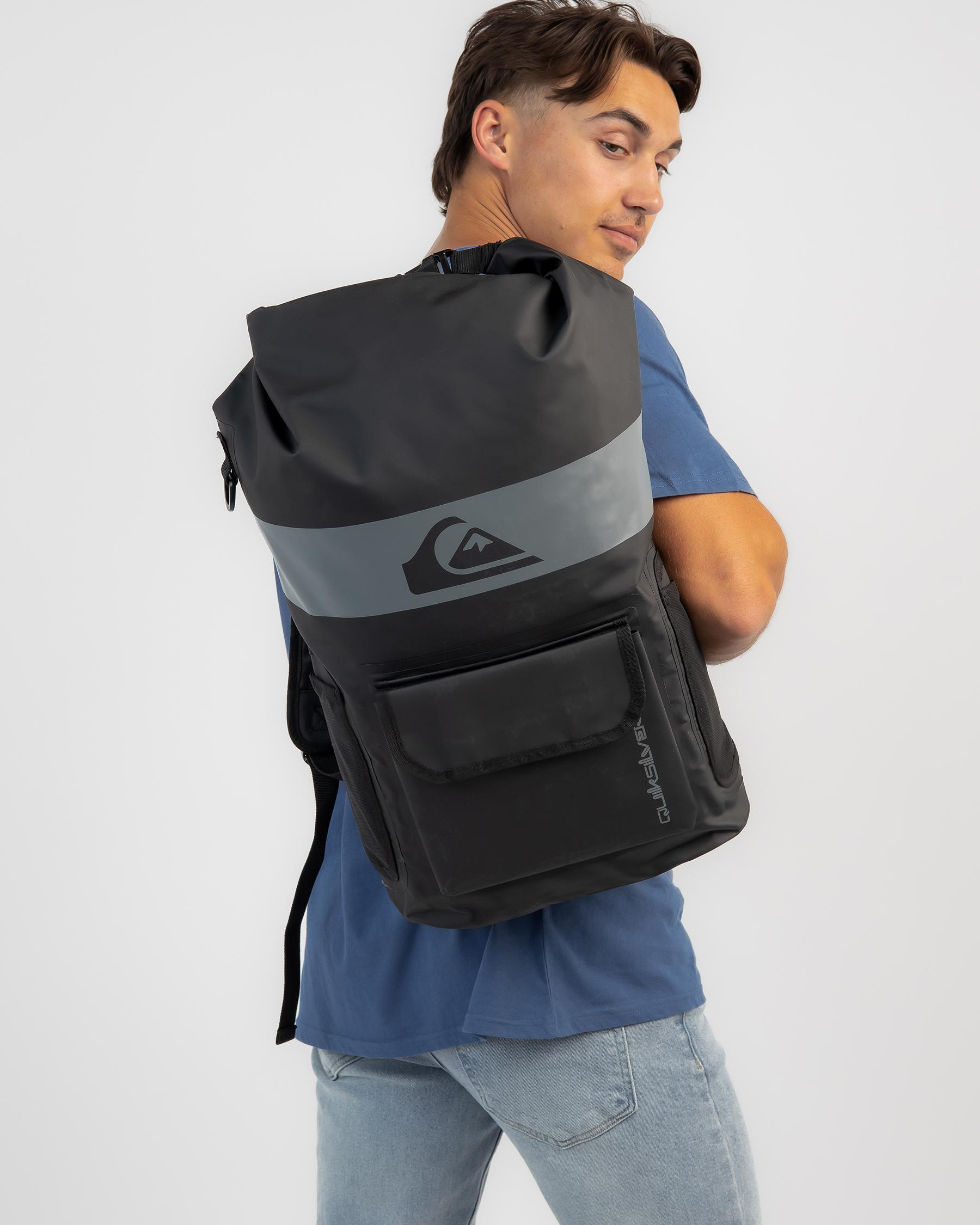 Quiksilver Sea Stash Mid Wet Bag In Black - FREE* Shipping & Easy ...