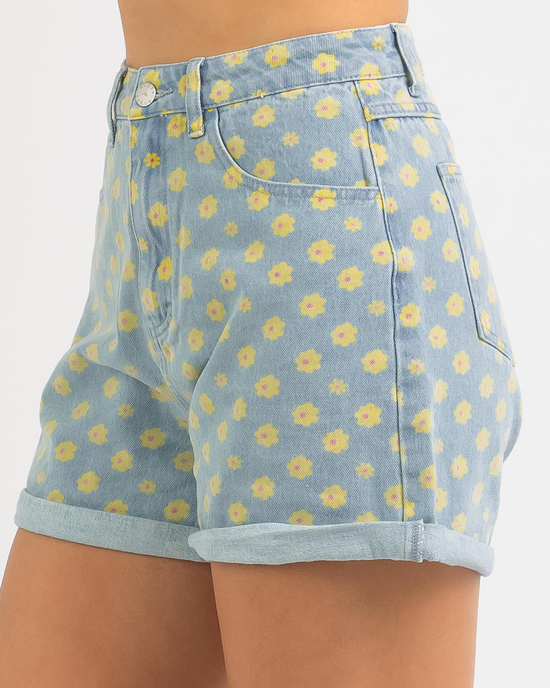 Shop Rusty Daisy Shorts In Sky Blue - Fast Shipping & Easy Returns ...