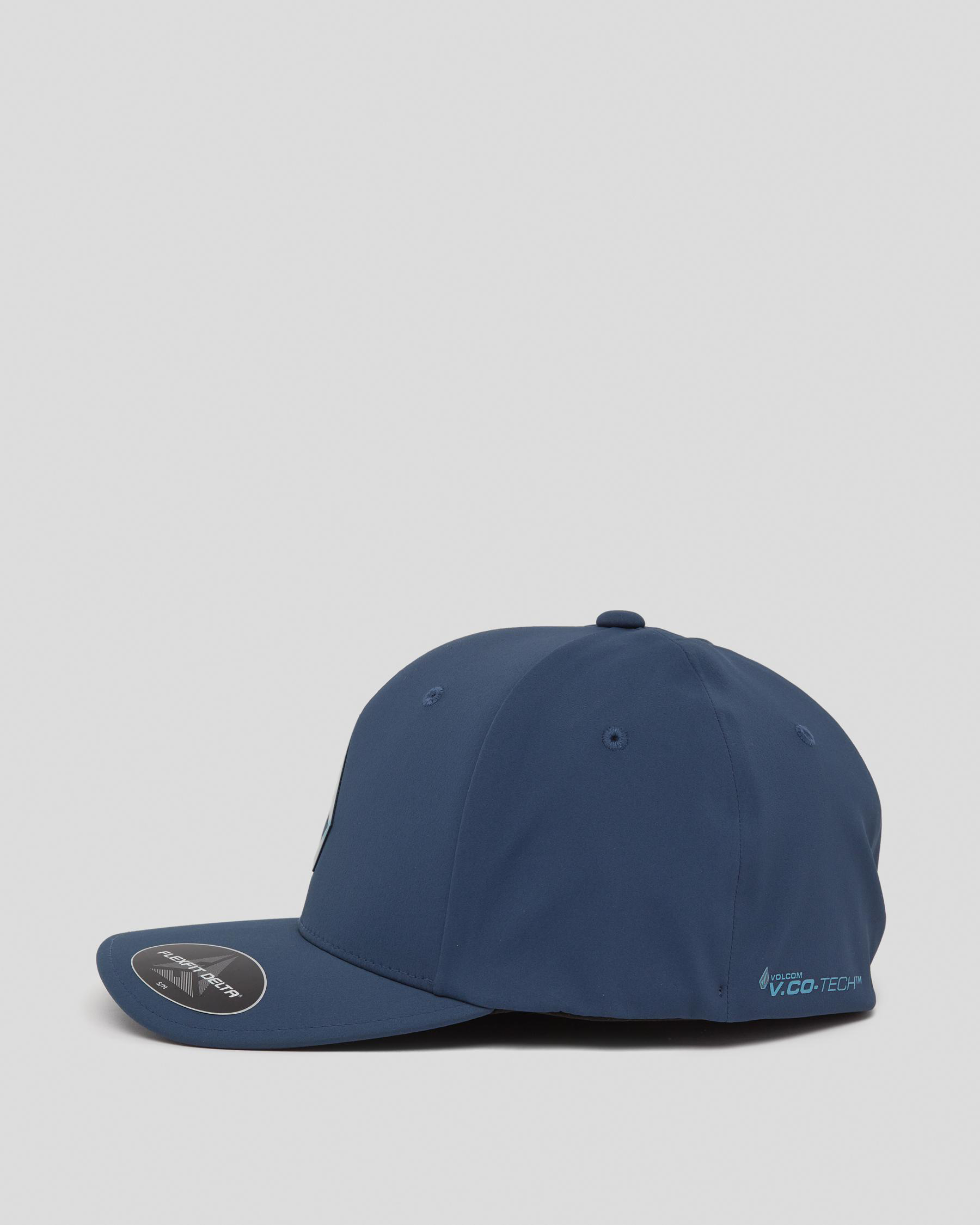 Shop Volcom Stone Tech Delta Cap In Marina Blue - Fast Shipping & Easy ...