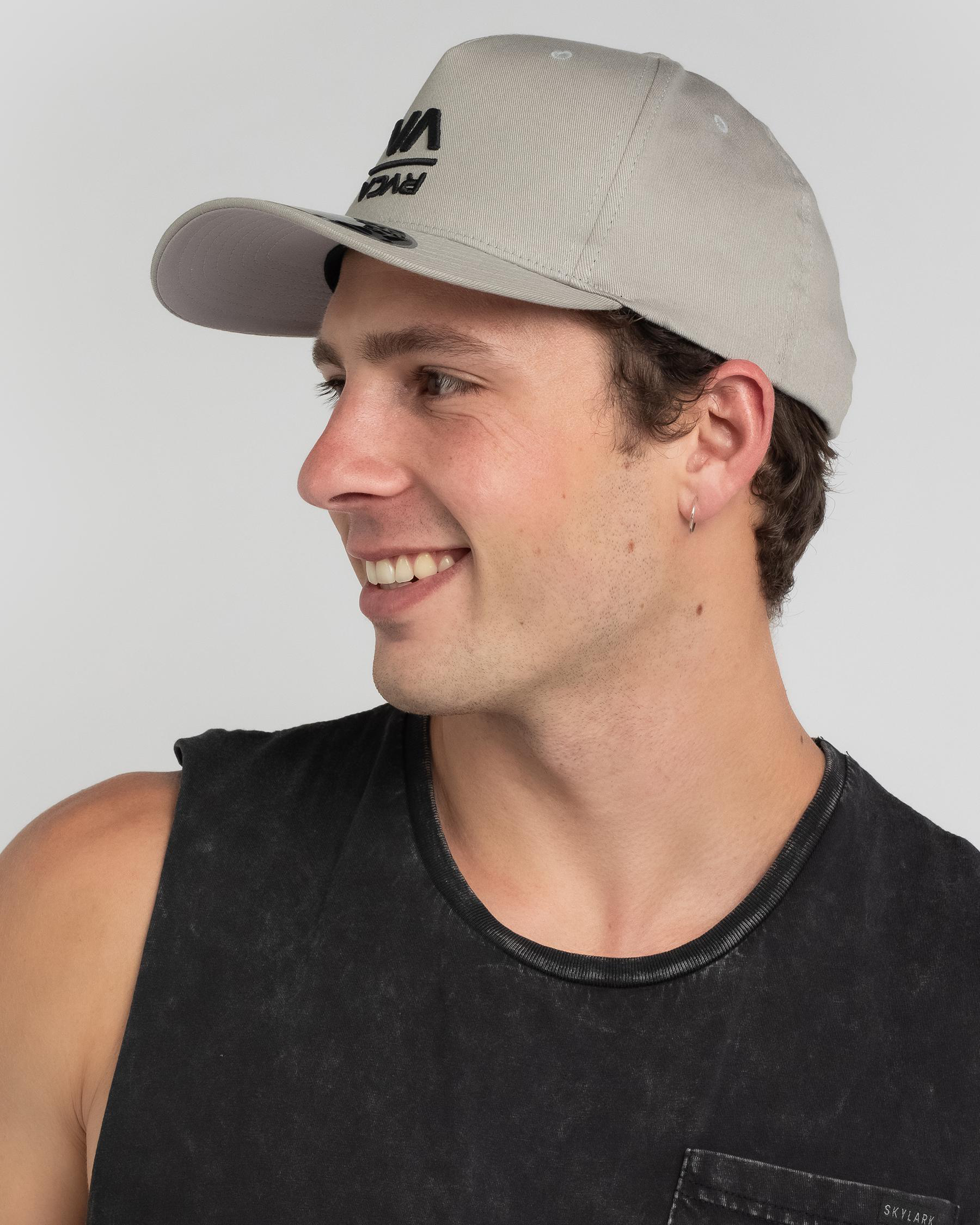 Shop RVCA Down The Line Cap In Grey - Fast Shipping & Easy Returns ...