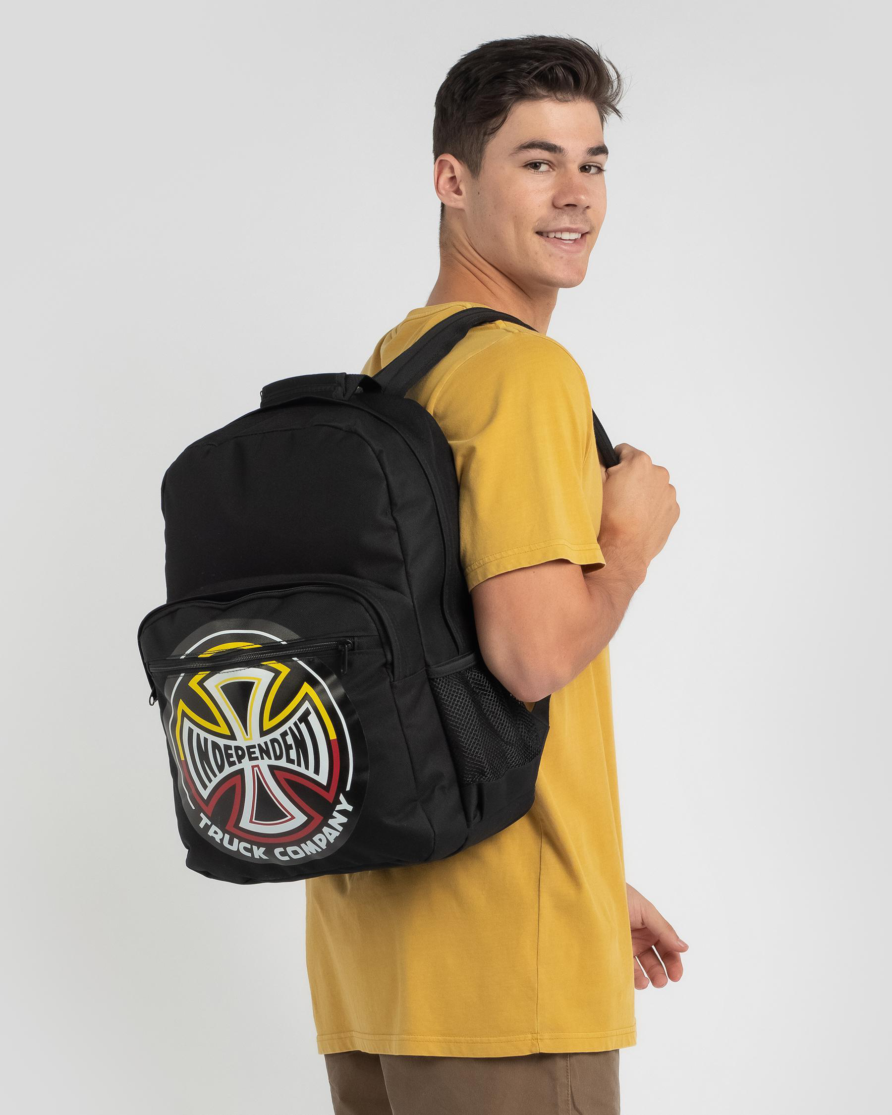 Shop Independent Split Cross Backpack In Black - Fast Shipping & Easy ...