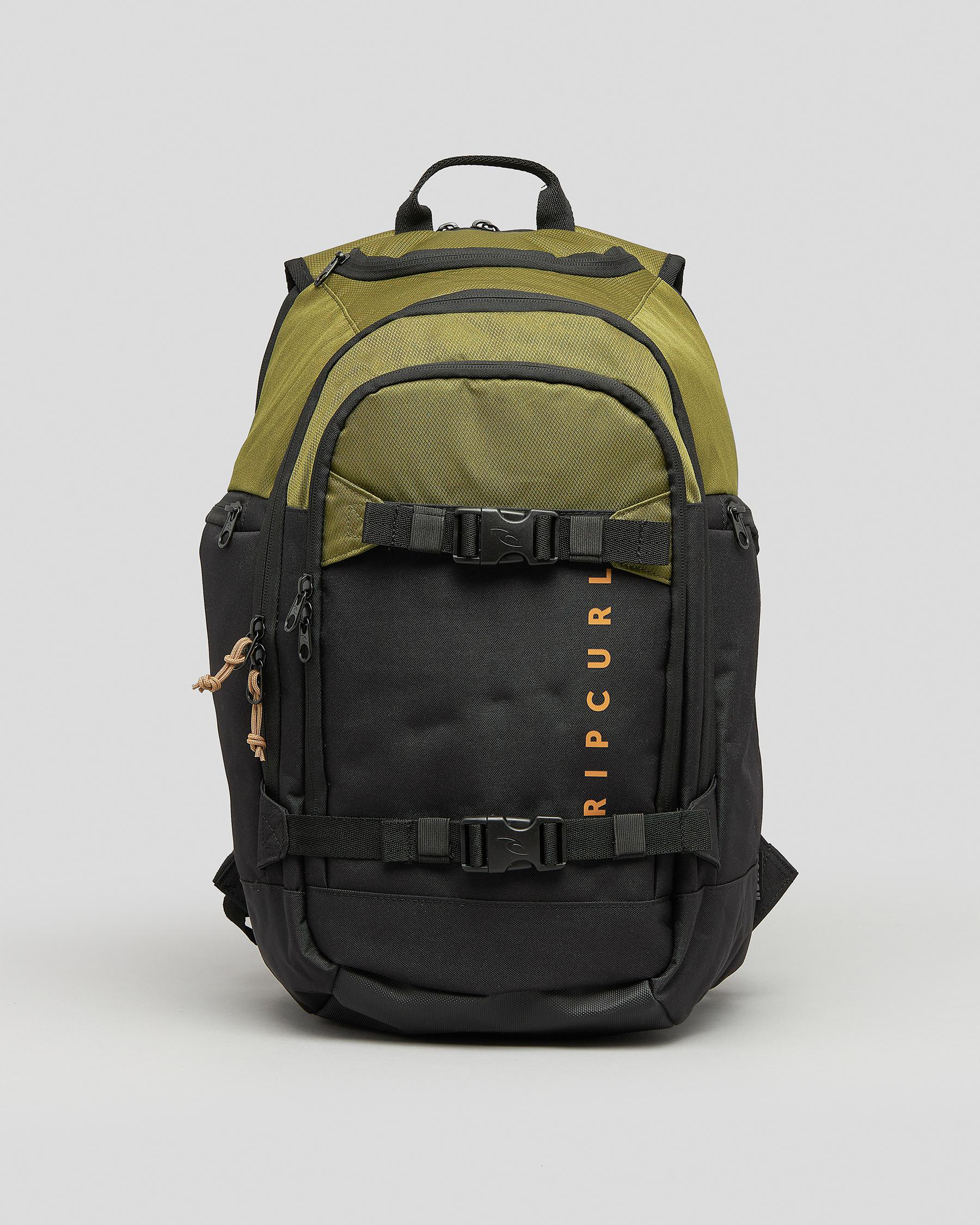 Shop Rip Curl Posse 33L Overland Backpack In Olive - Fast Shipping ...
