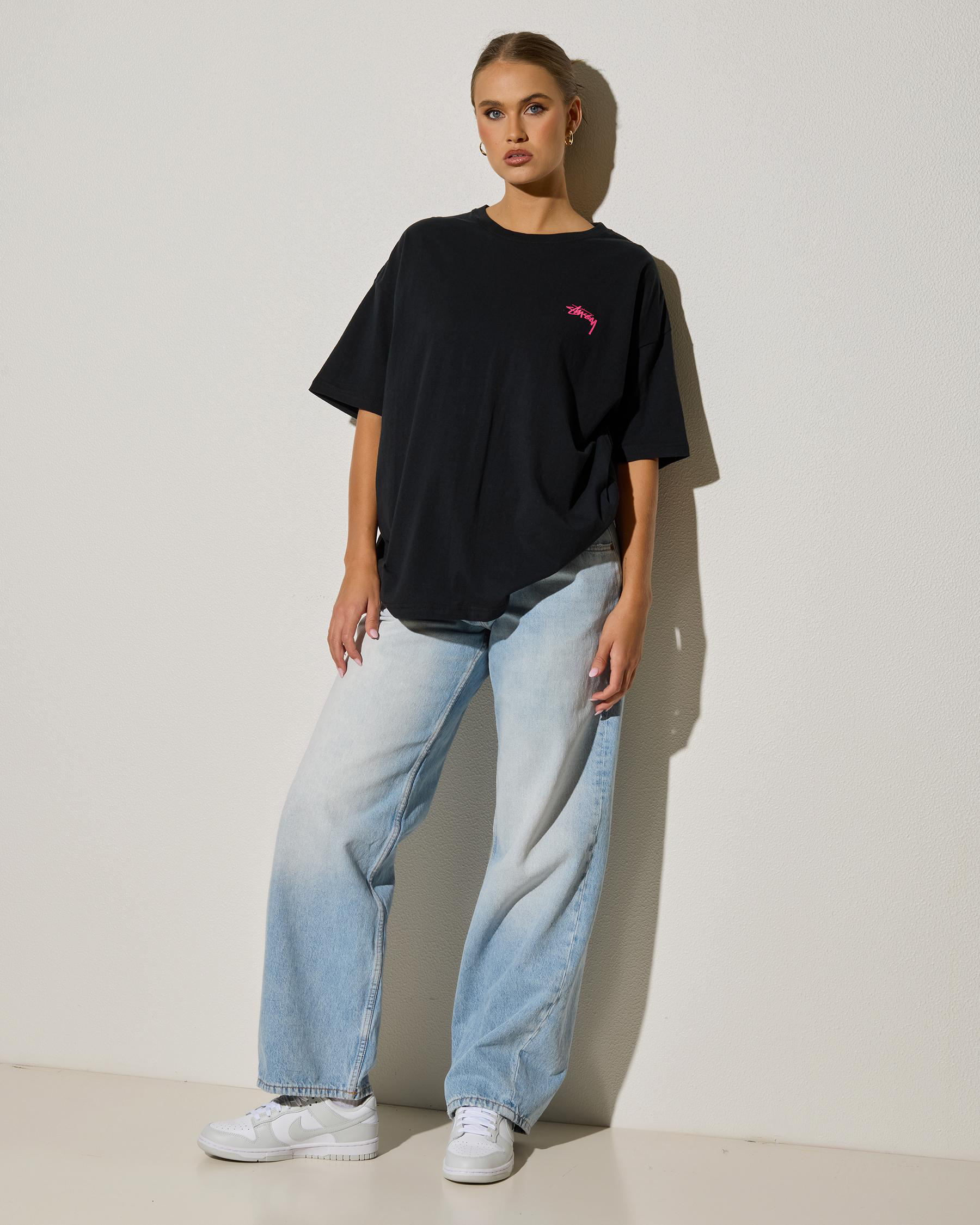 Shop Stussy 8 Ball Fade T-Shirt In Black - Fast Shipping & Easy Returns ...