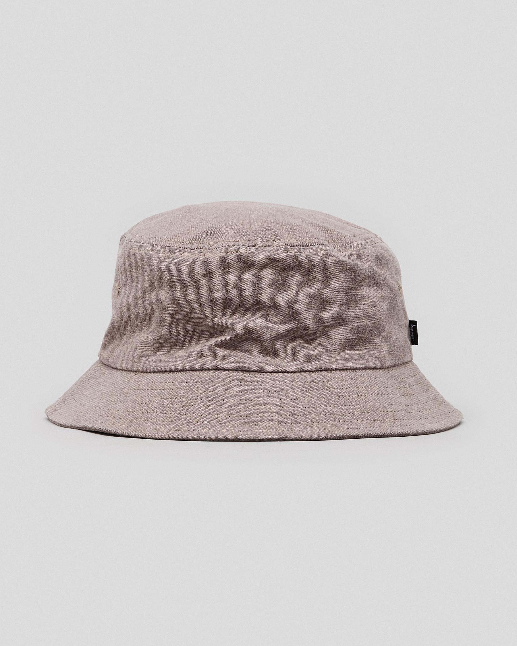 Shop Stussy Stock Shadow Bucket Hat In Iron - Fast Shipping & Easy ...