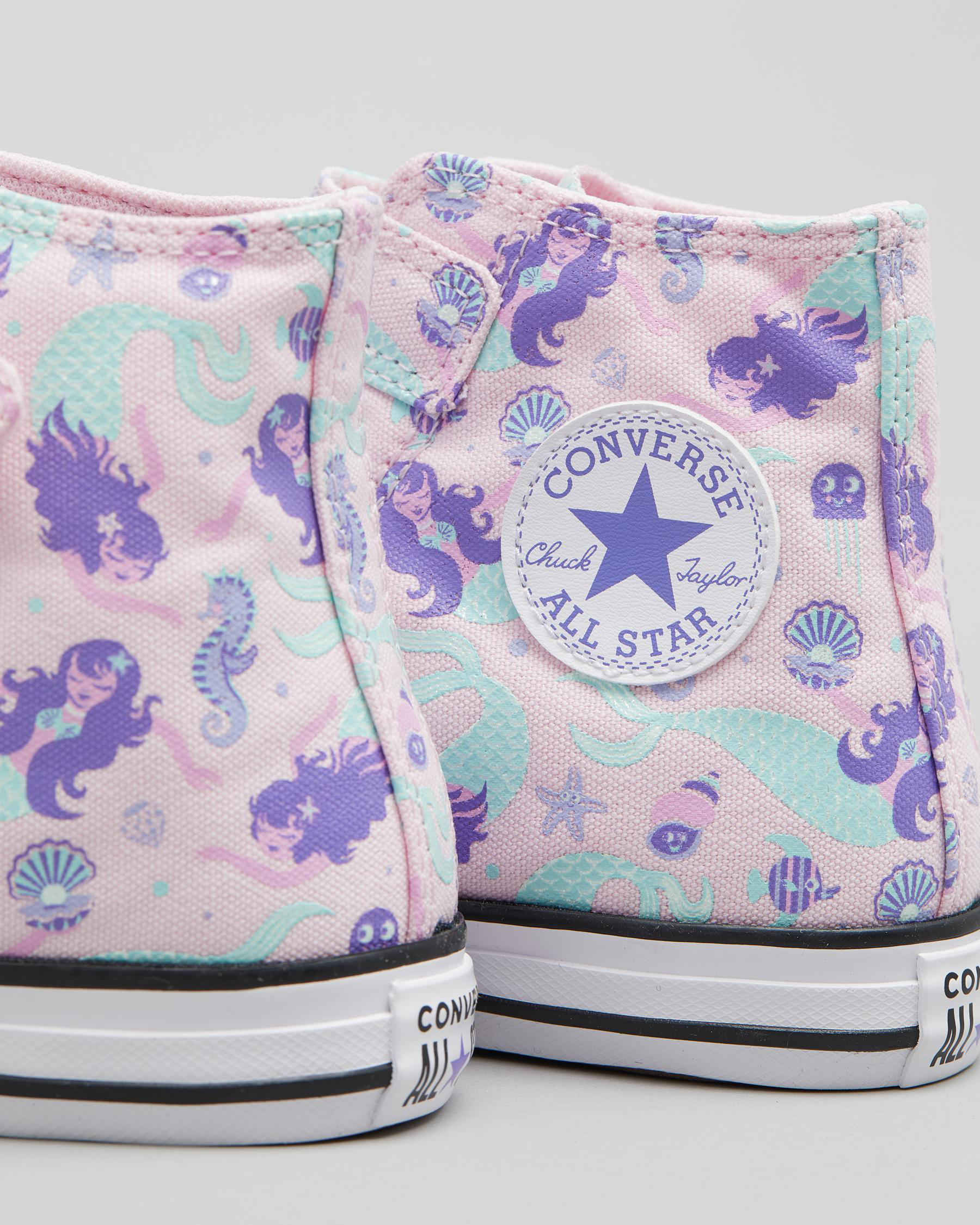 Shop Converse Girls' Chuck Taylor All Star Hi-Top Shoes In Pink Foam ...