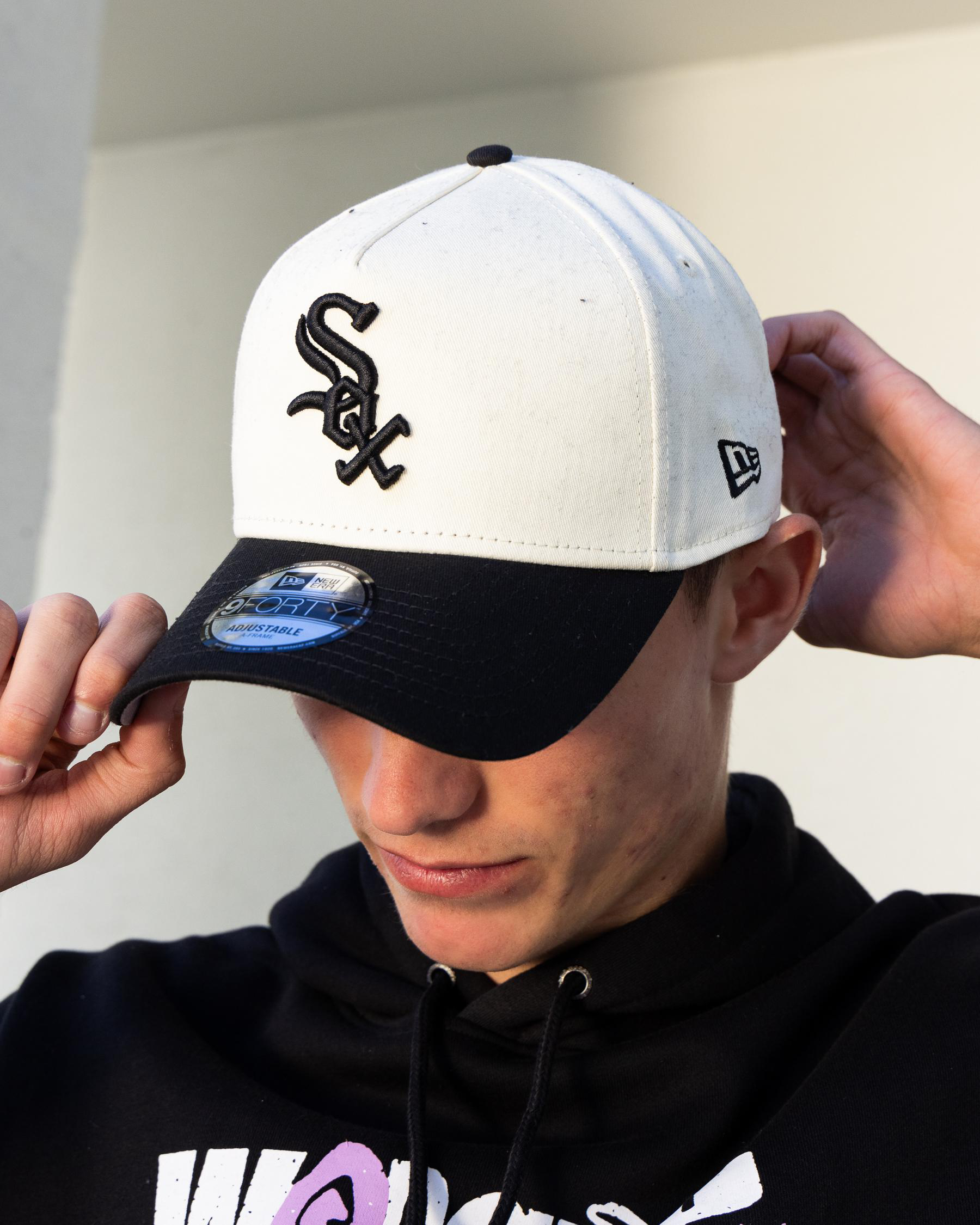 Shop New Era Chicago White Sox 9Forty A-Frame Snapback Cap In Chrome ...
