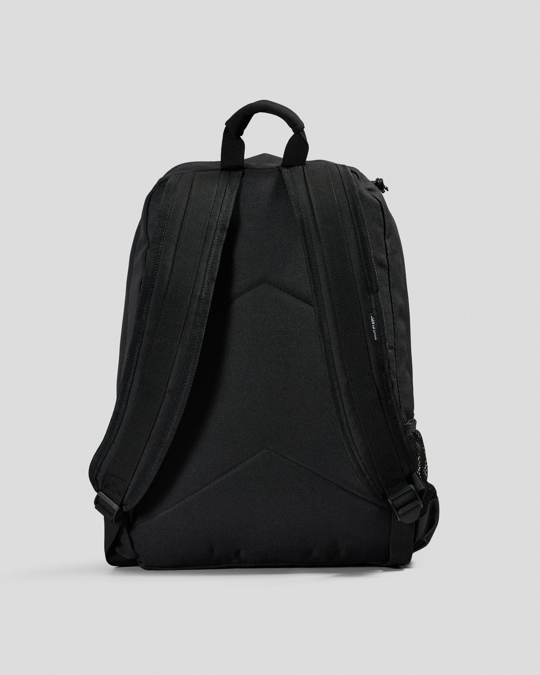 Shop Santa Cruz Screaming Wave Backpack In Black - Fast Shipping & Easy ...