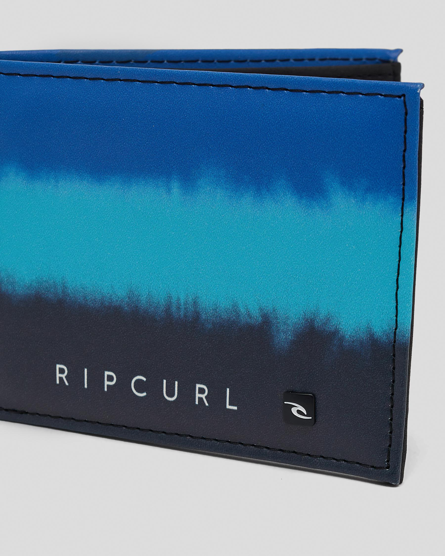 Shop Rip Curl Combo PU Slim Wallet In Blue - Fast Shipping & Easy ...