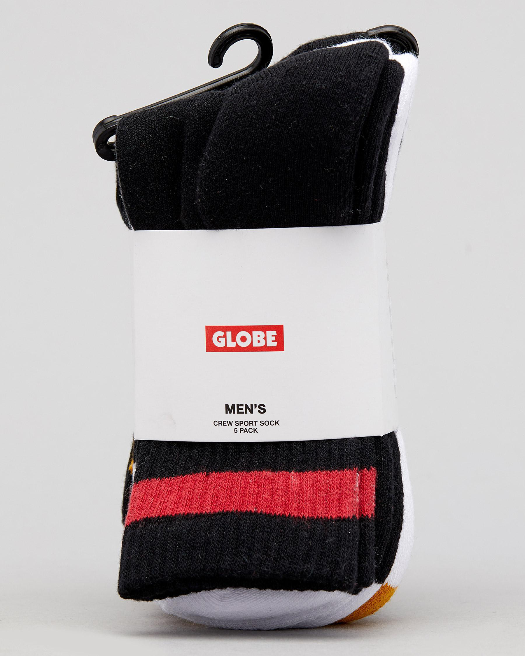 Shop Globe Block Wrap 5pk Sock In Multi - Fast Shipping & Easy Returns ...