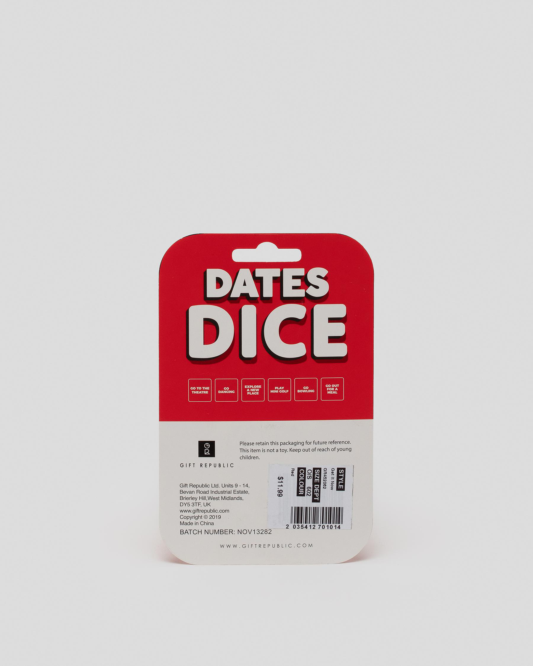 Shop Get It Now Dates Dice In Red - Fast Shipping & Easy Returns - City ...