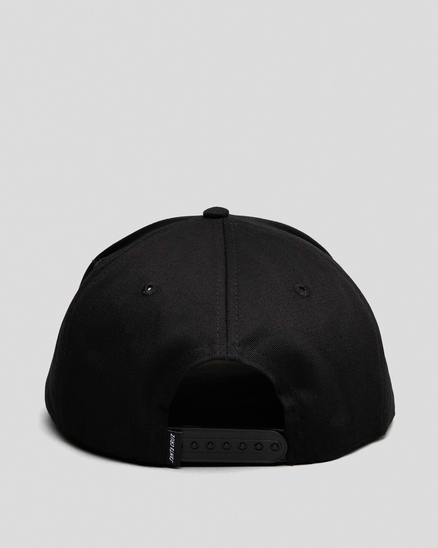 Santa Cruz Classic Dot Patch Cap In Black - FREE* Shipping & Easy ...