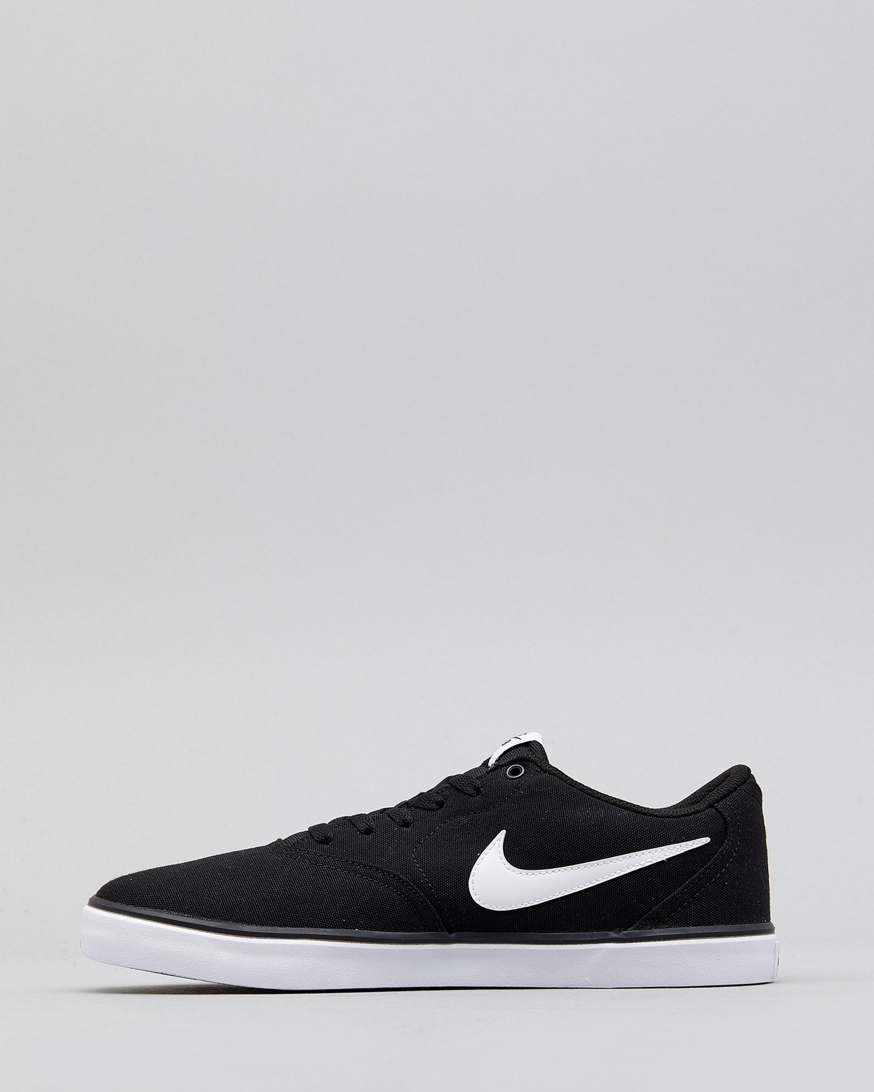 Shop Nike Check Shoes In Black/white - Fast Shipping & Easy Returns ...