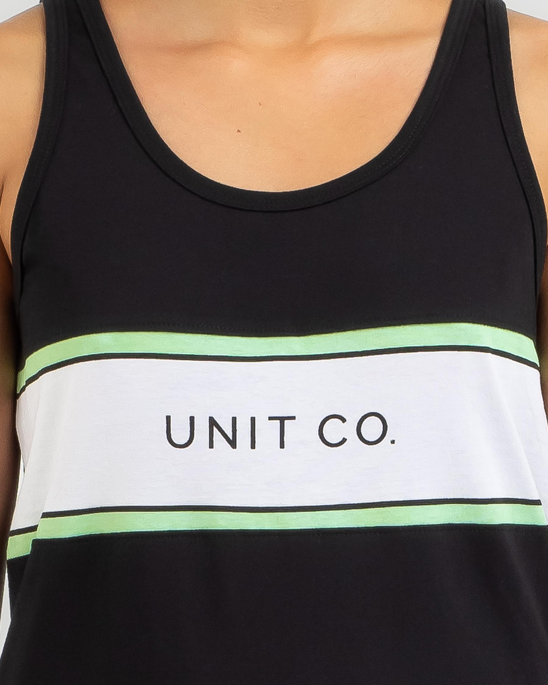 Shop Unit Womens Borderline Singlet In Black - Fast Shipping & Easy ...