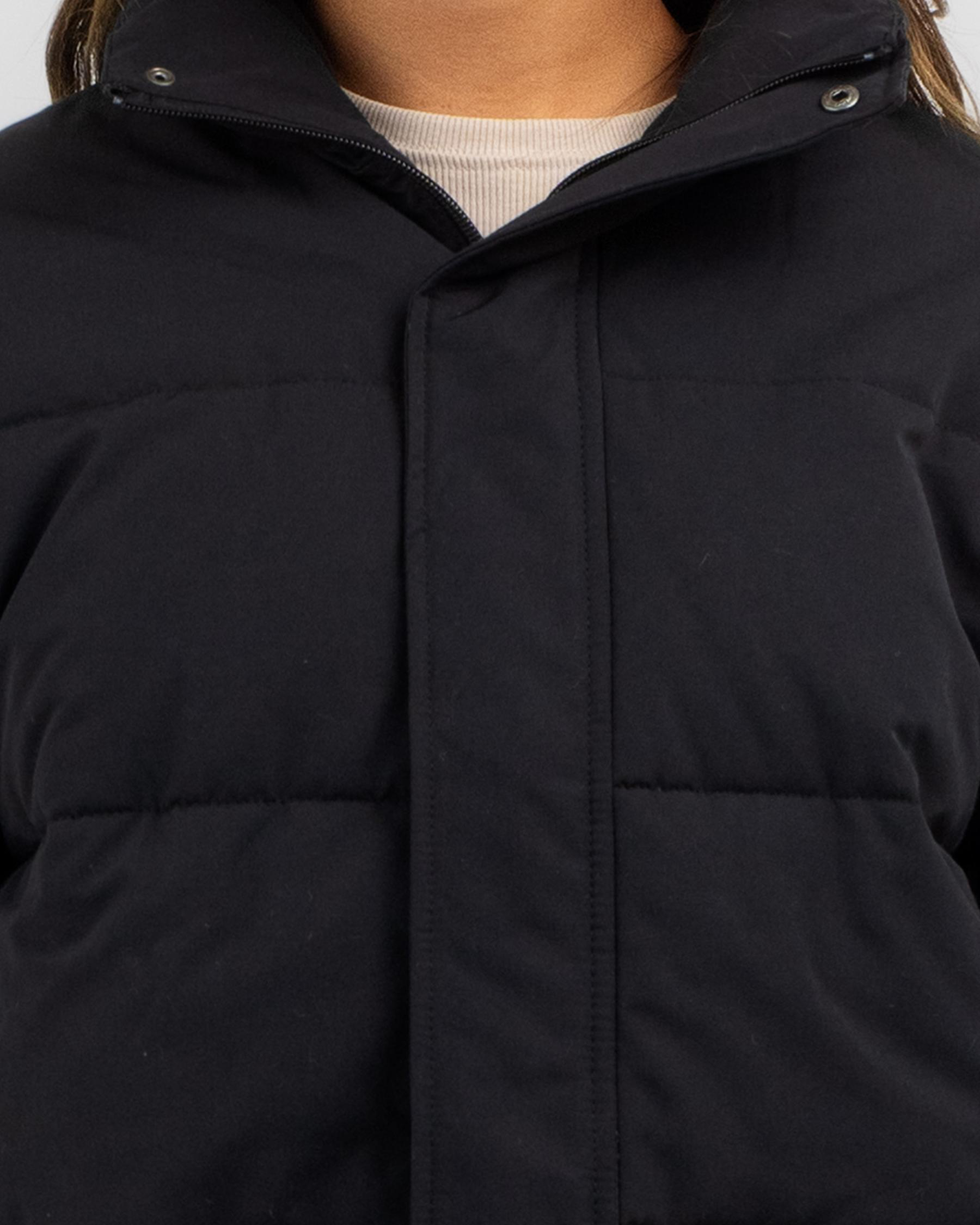 Roxy New Age Puffer Jacket In Anthracite - Fast Shipping & Easy Returns ...