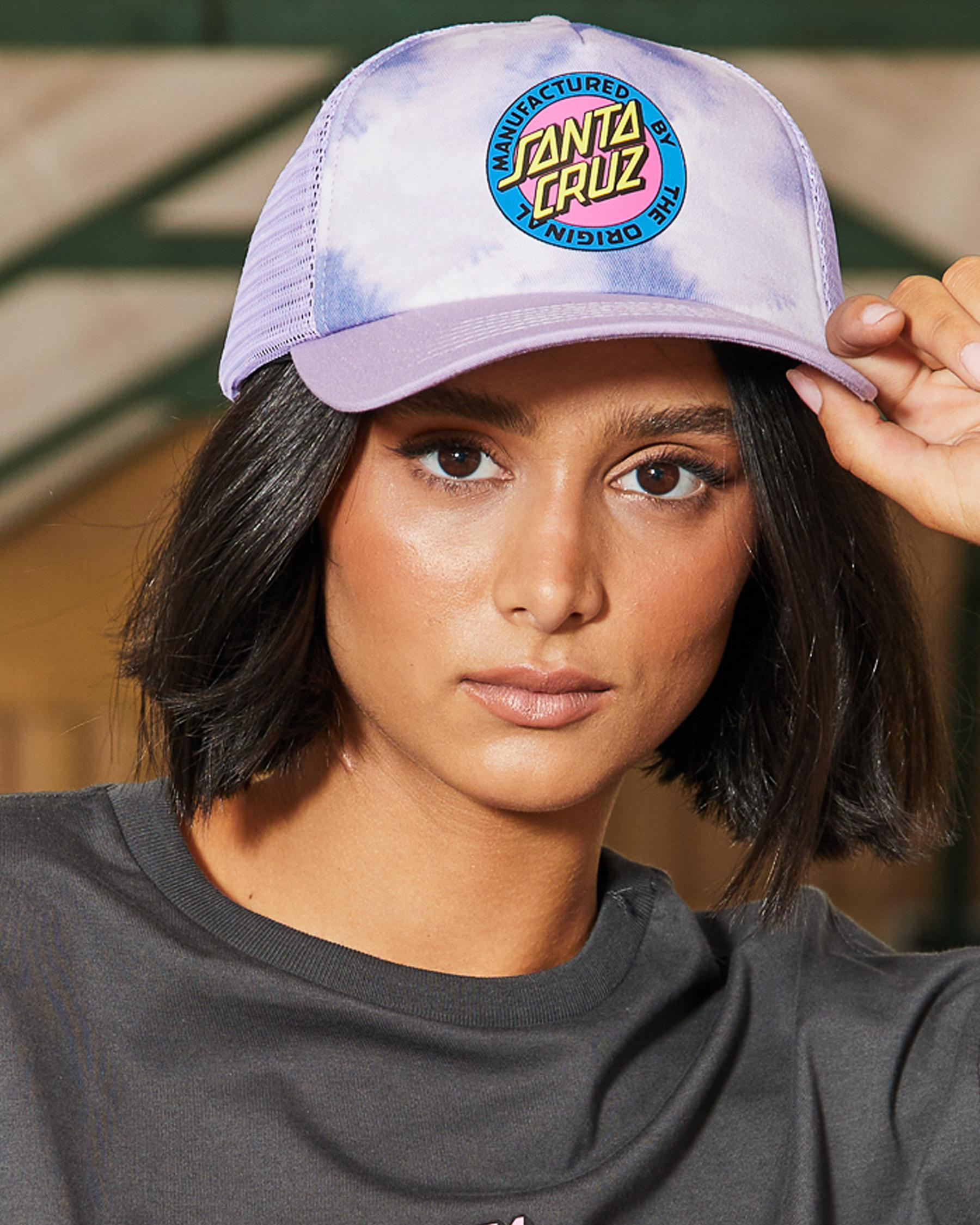 Santa Cruz MFG Retro Dot Cap In Lavender Tie Dye - FREE* Shipping ...