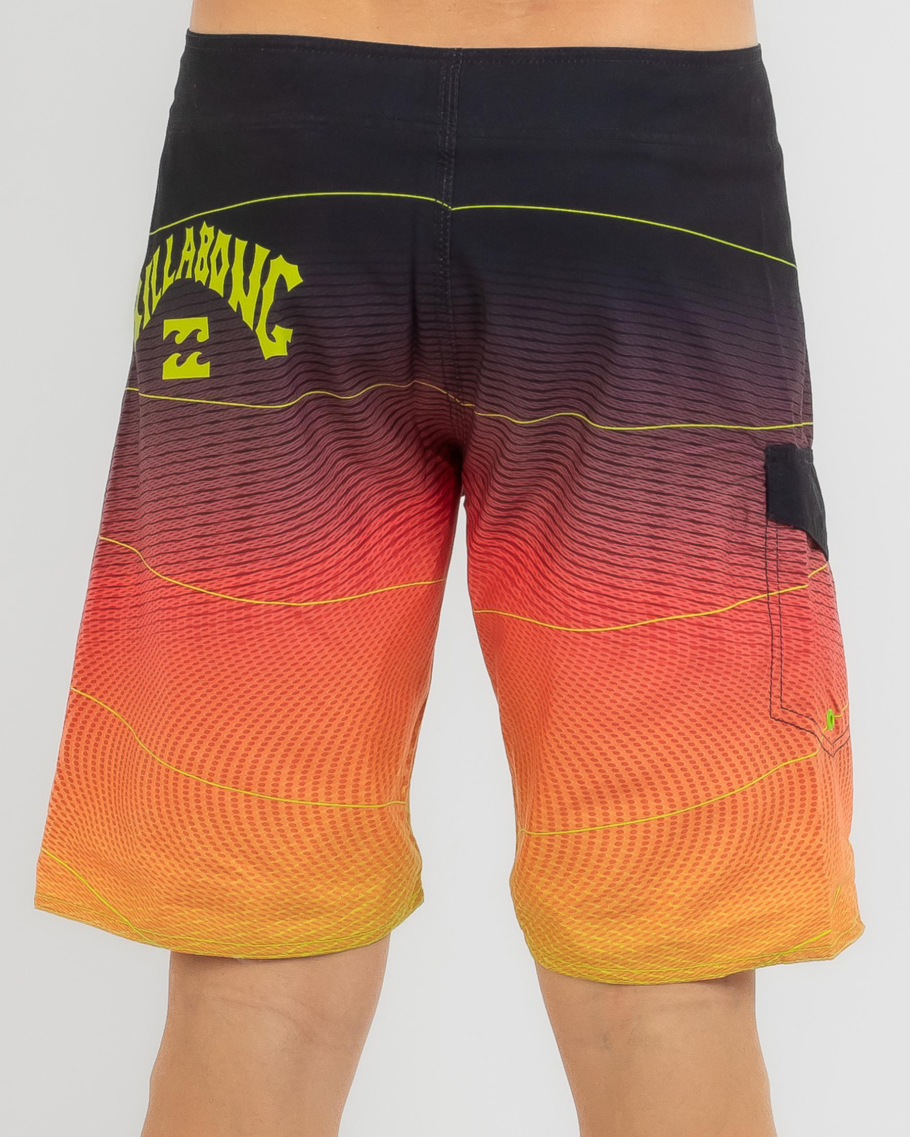 Shop Billabong Volts OG Board Shorts In Sunset - Fast Shipping & Easy ...