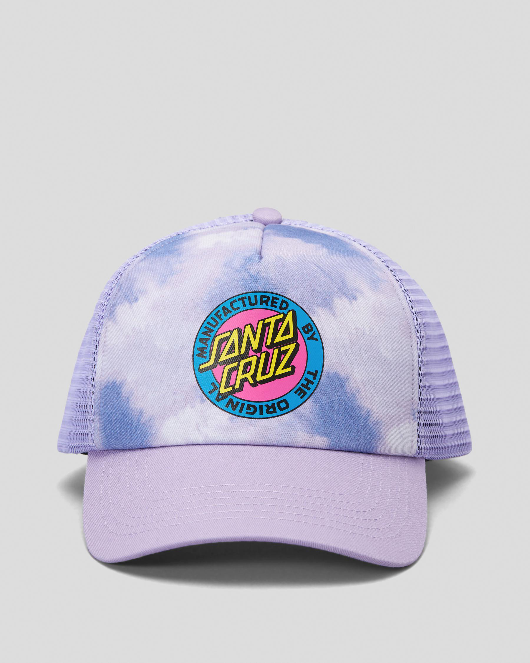 Santa Cruz MFG Retro Dot Cap In Lavender Tie Dye - FREE* Shipping ...
