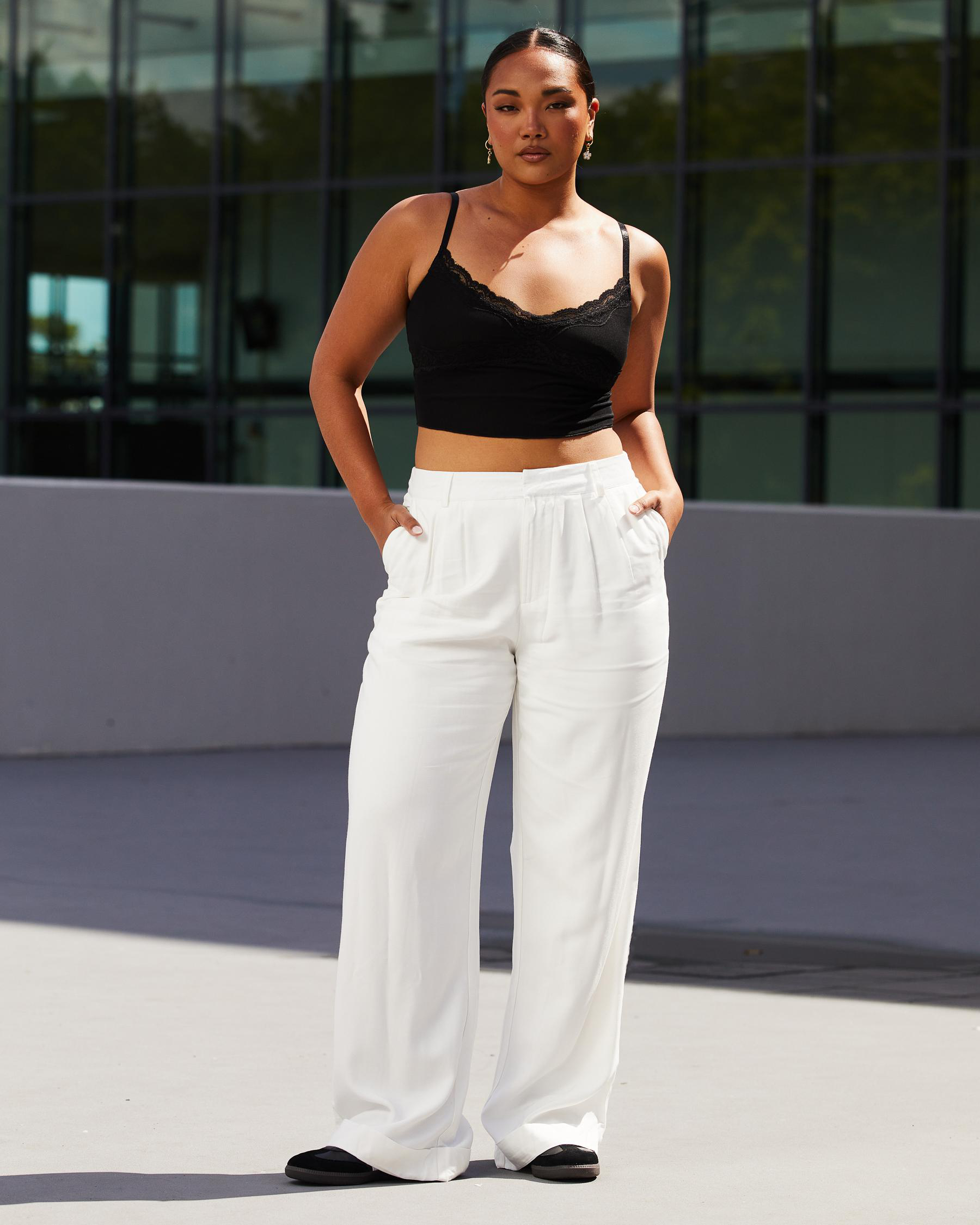 Ava And Ever Viktoria Pants In Cream - Fast Shipping & Easy Returns ...