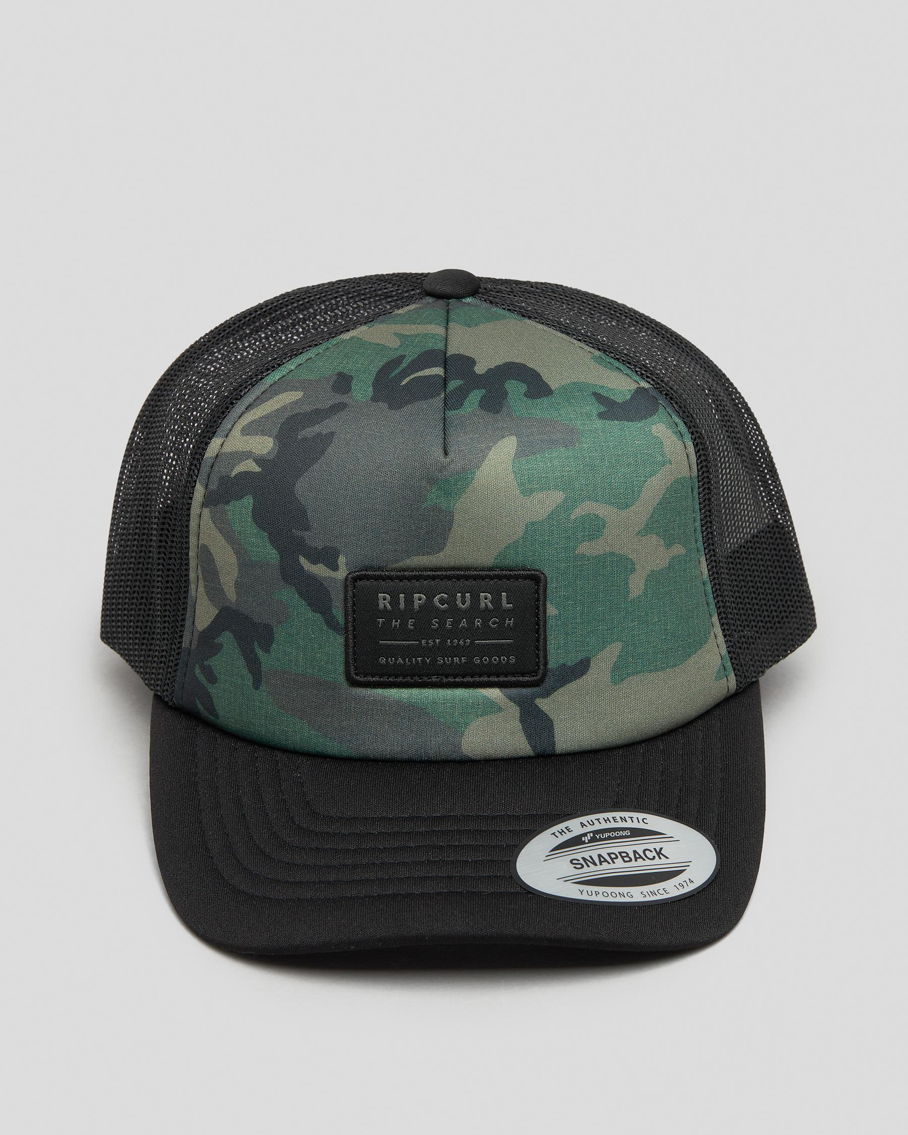 Shop Rip Curl Crusher Trucker Cap In Camo - Fast Shipping & Easy Returns - City Beach Australia