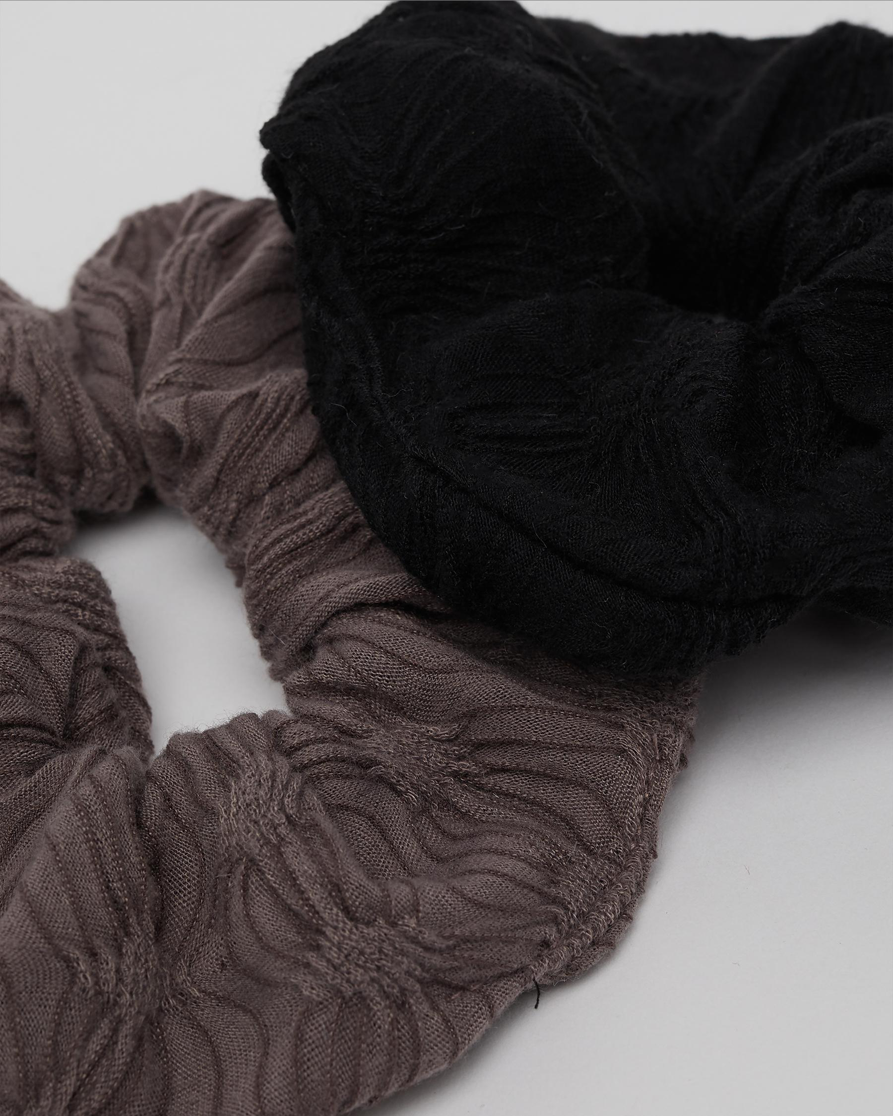 Shop Karyn In LA Colorado Large Scrunchie Pack In Mushroom/black - Fast ...