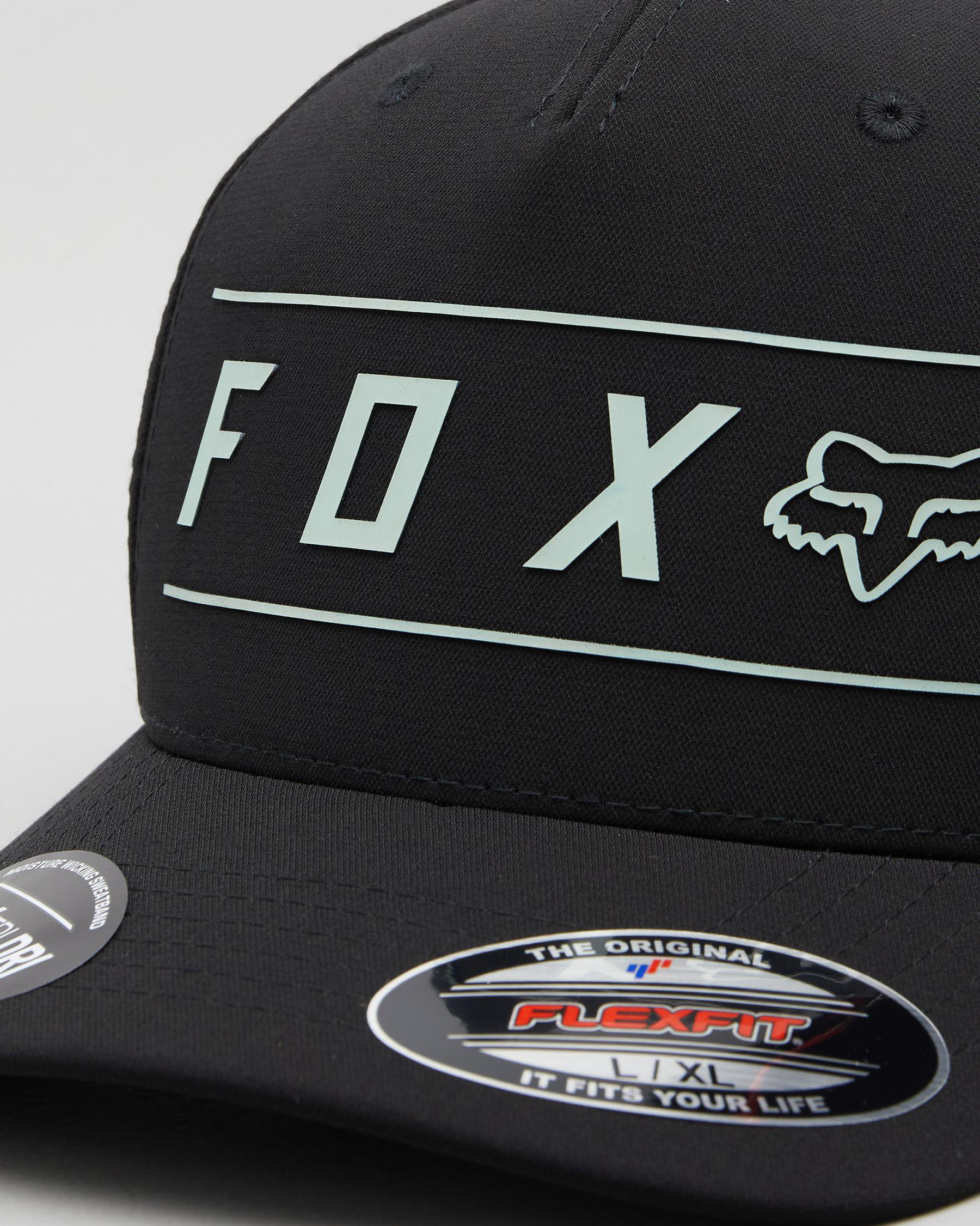 Shop Fox Pinnacle Tech Flexfit Cap In Black - Fast Shipping & Easy ...