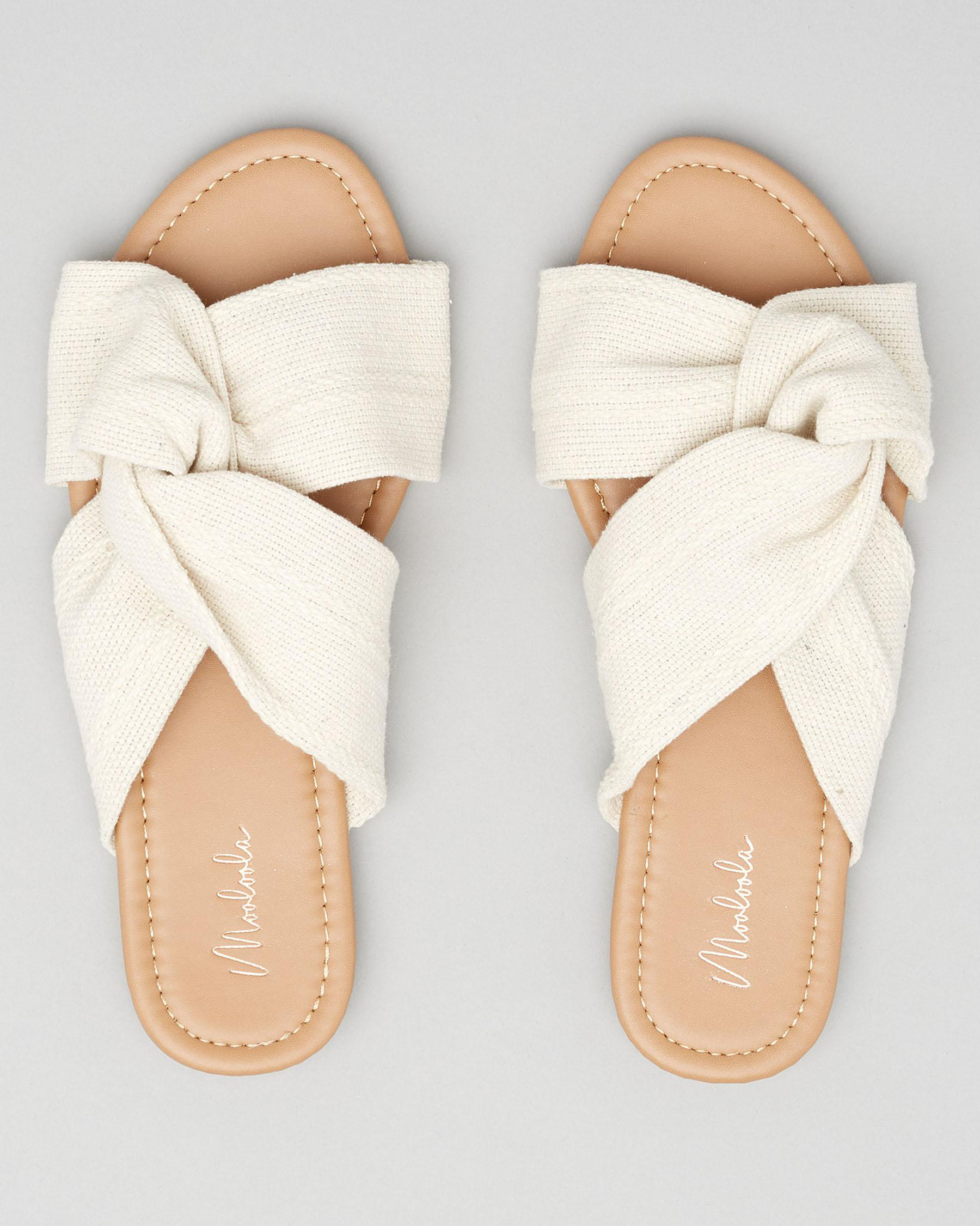 Shop Mooloola Cruise Sandals In Natural - Fast Shipping & Easy Returns ...