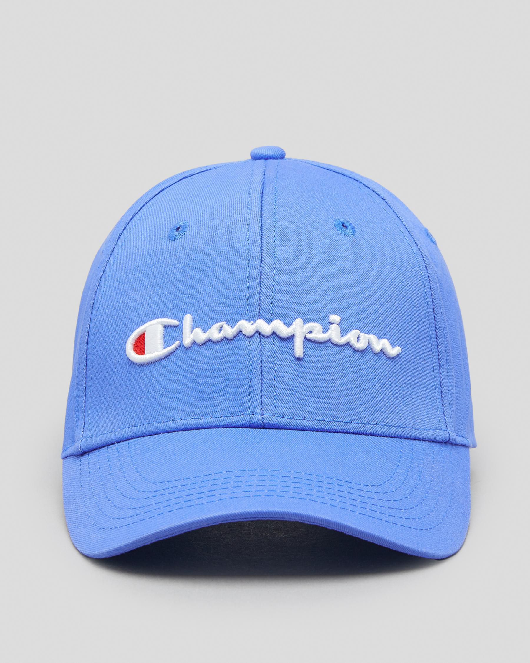 Shop Champion Logo Cap In Sea Drifter - Fast Shipping & Easy Returns ...