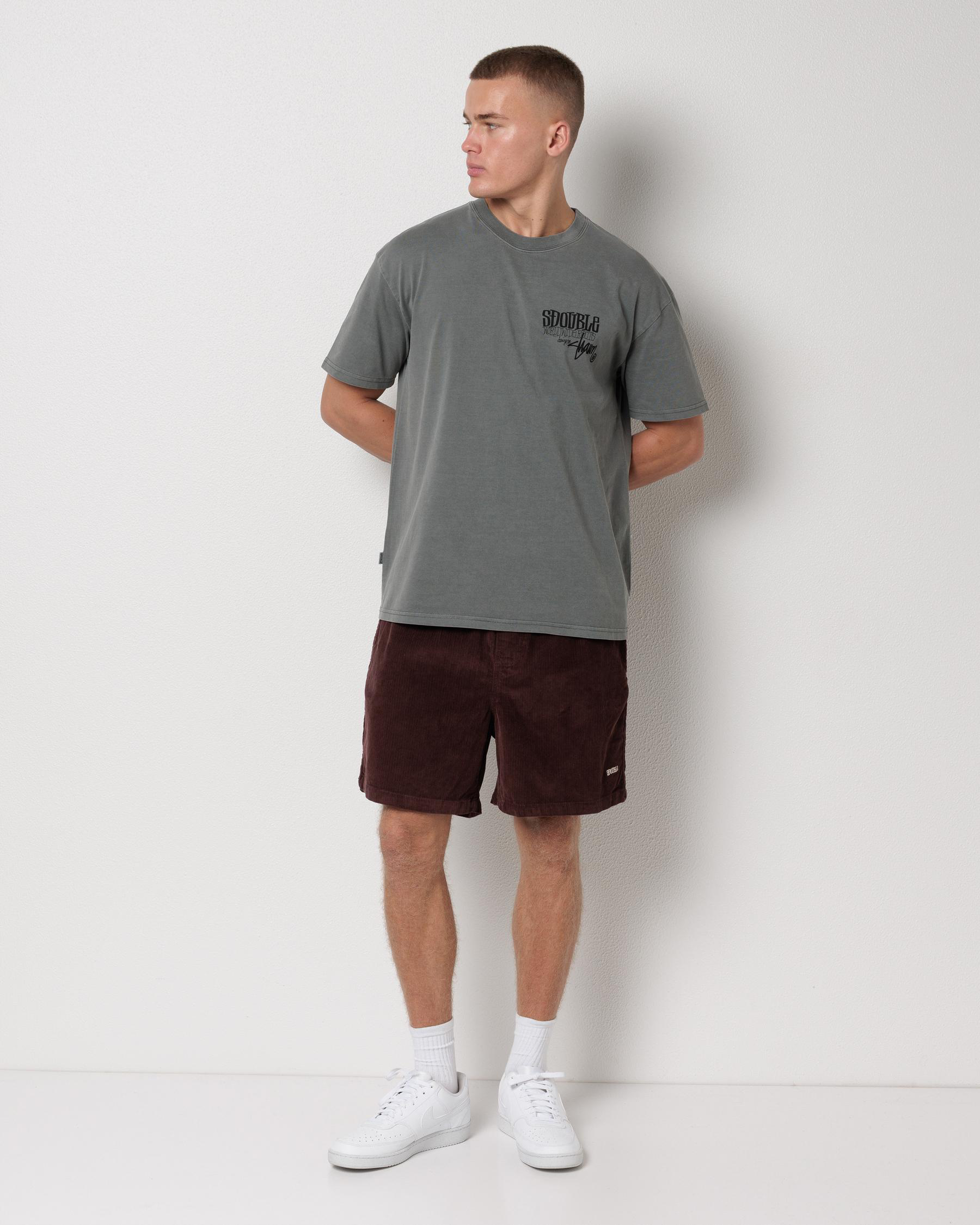 S-Double Cord Coast Shorts In Merlot - FREE* Shipping & Easy Returns ...