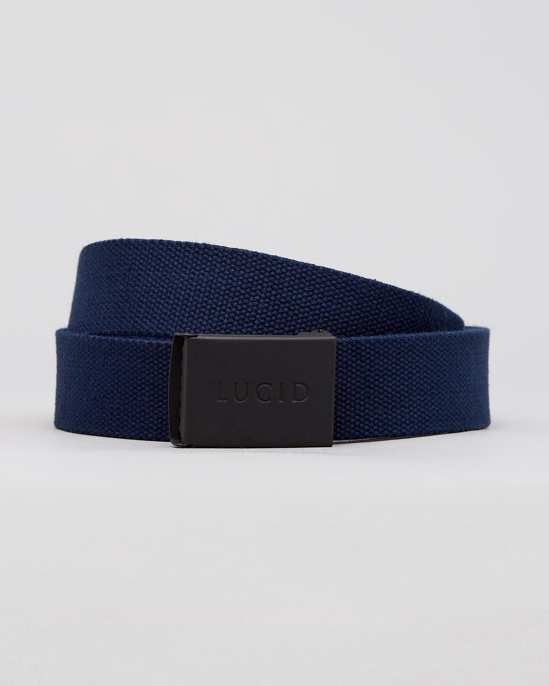 Shop Lucid Viper Web Belt In Navy - Fast Shipping & Easy Returns - City ...