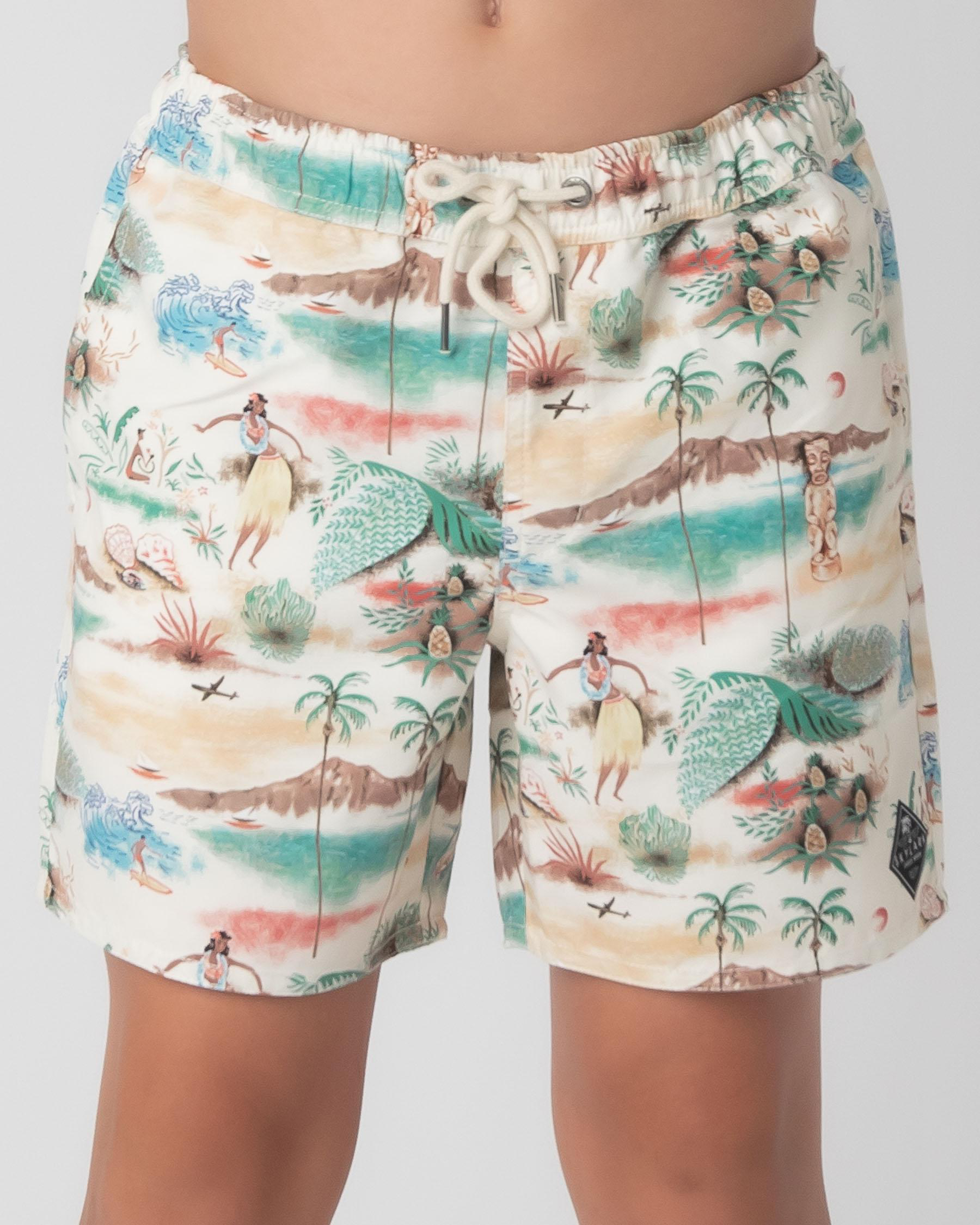 Shop Skylark Boys' Tiki Mully Shorts In Sand - Fast Shipping & Easy ...
