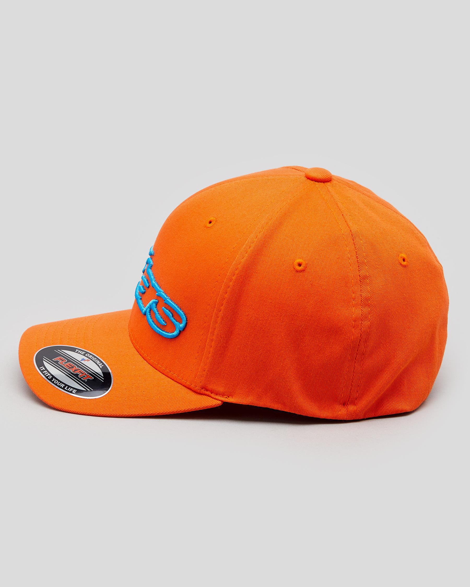 Shop Alpinestars Blaze Flexfit Cap In Orange/ Blue - Fast Shipping ...