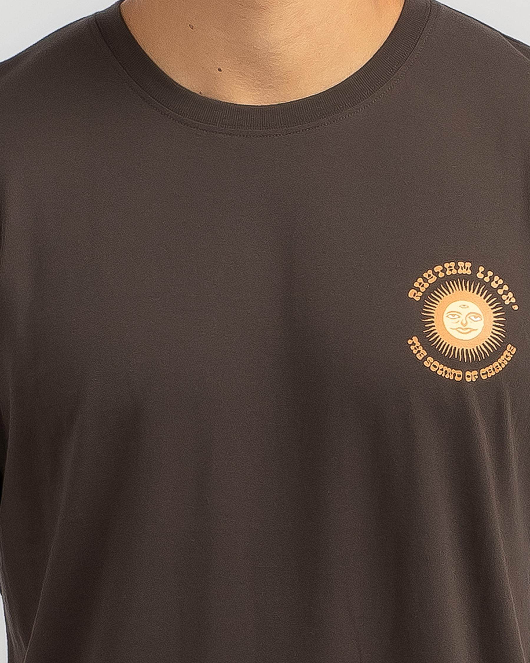Shop Rhythm Sun Life T-Shirt In Black - Fast Shipping & Easy Returns ...