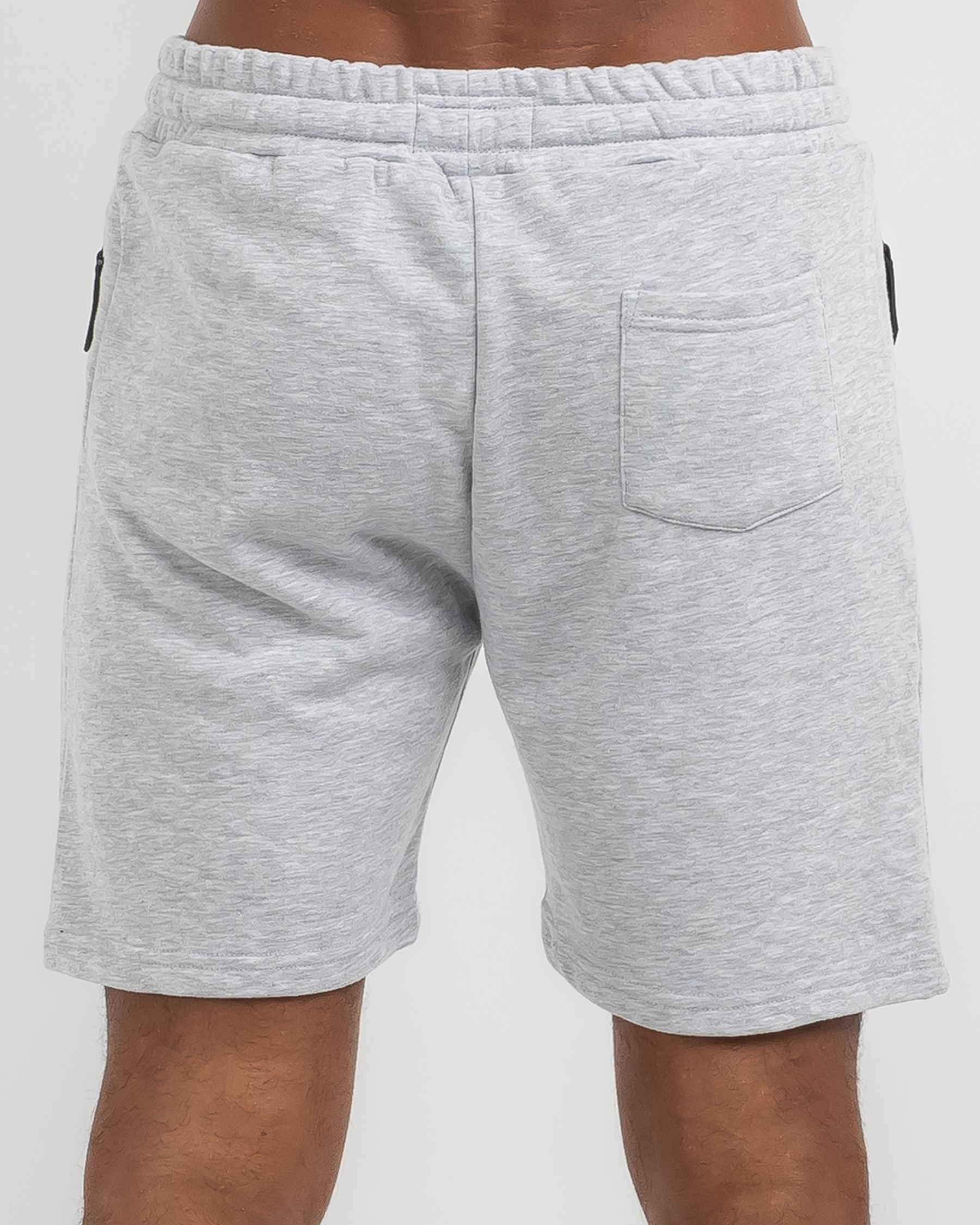 Shop Lucid Contest House Shorts In Light Grey Marle - Fast Shipping ...