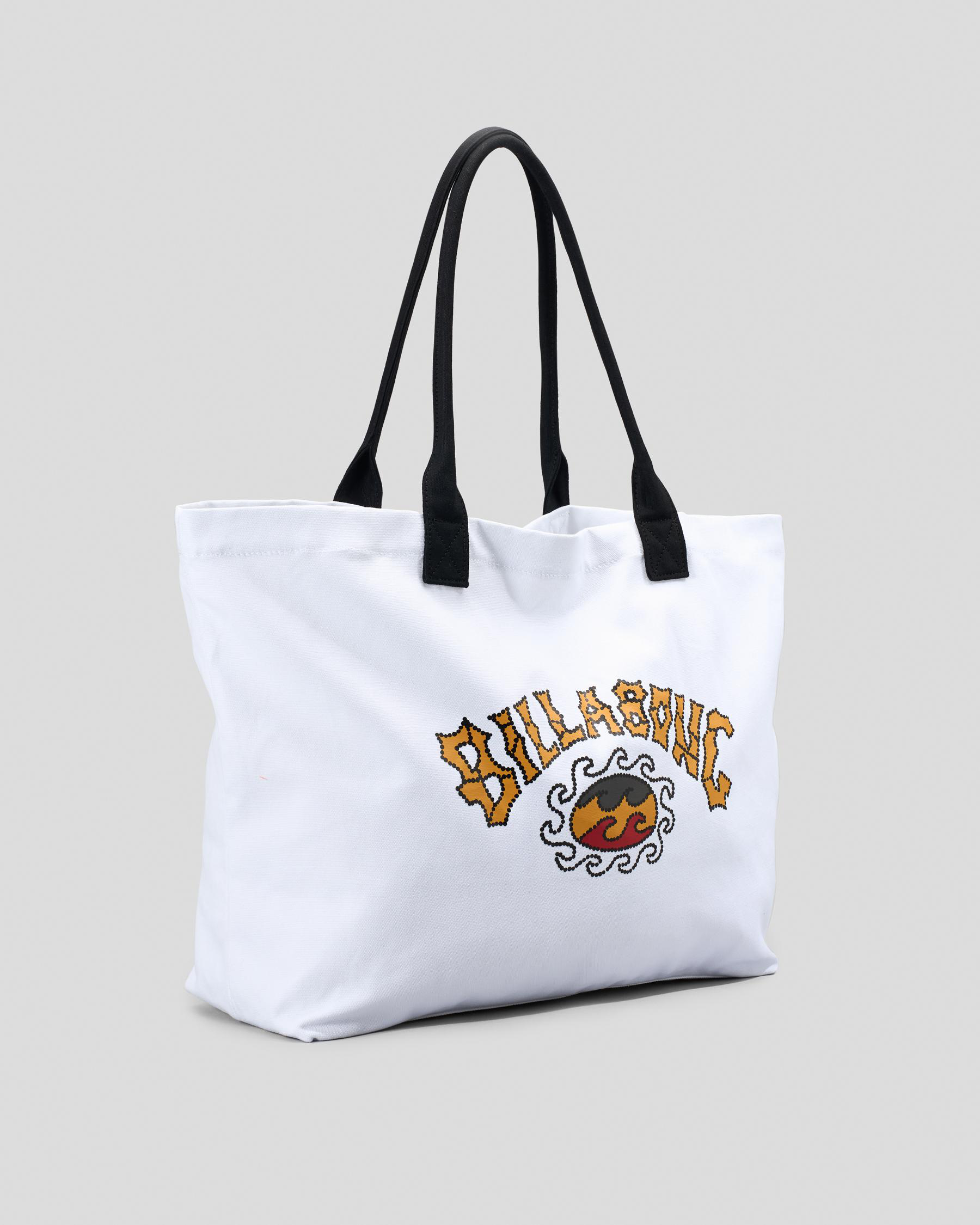 Shop Billabong Otis Sunny Tides Beach Bag In Black White - Fast ...