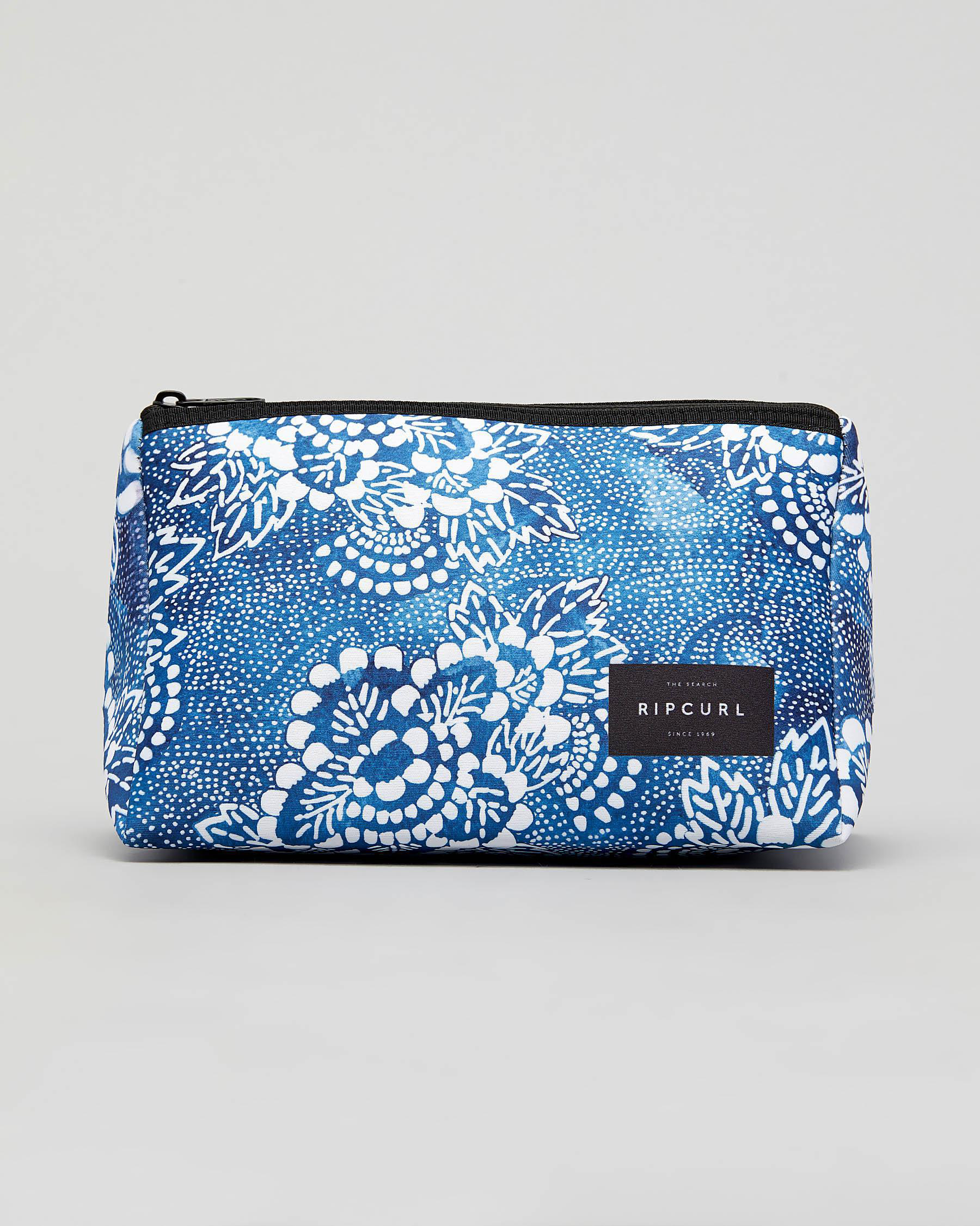 Shop Rip Curl Coastal Tide Makeup Case In Navy - Fast Shipping & Easy ...