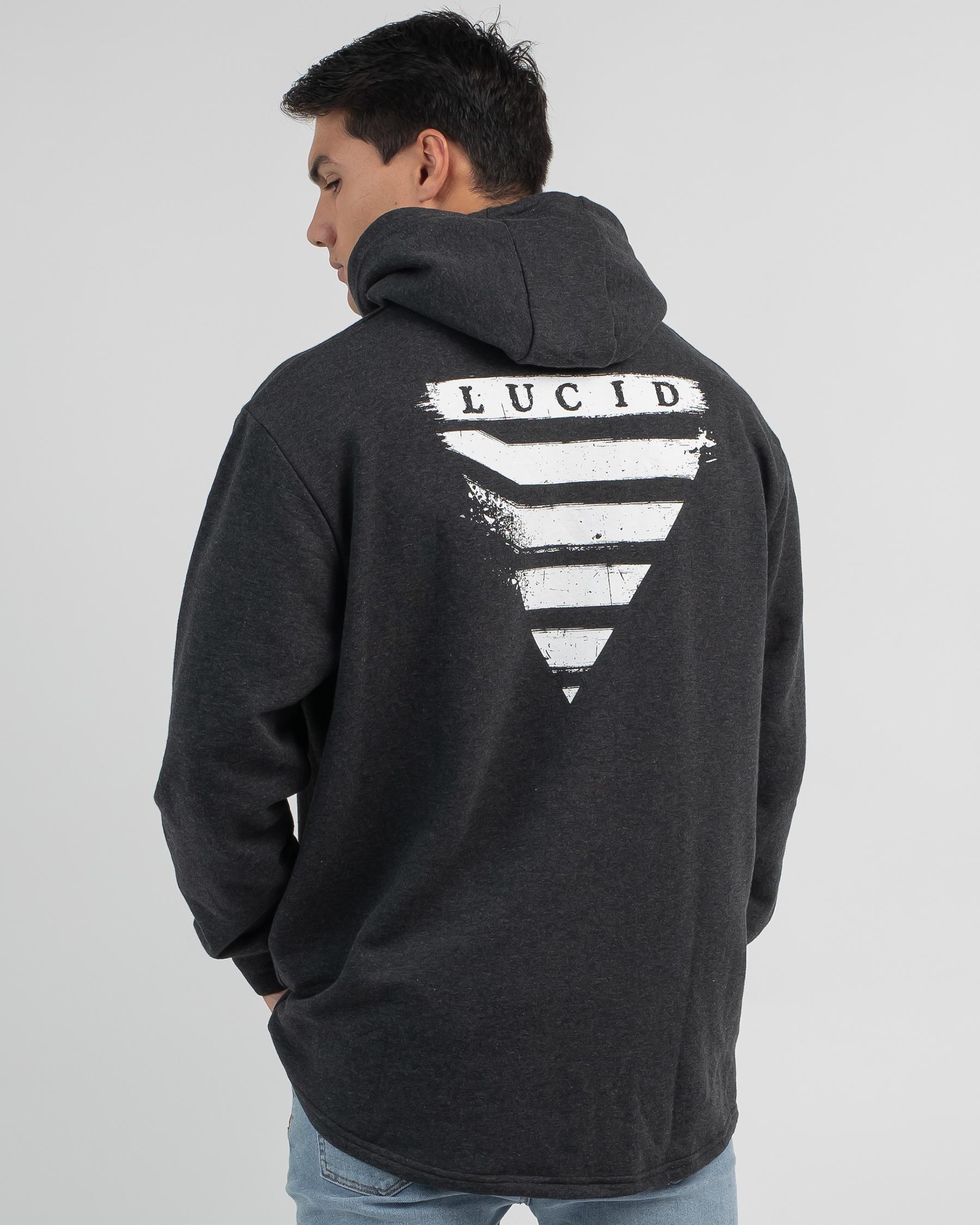 Shop Lucid Ascension Hoodie In Char Marle - Fast Shipping & Easy ...