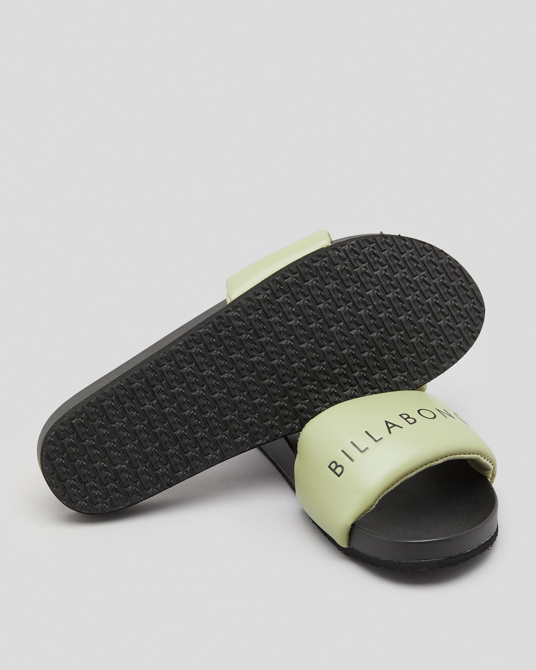 Shop Billabong Womens Billabong Serenity Slide Sandals In Sage - Fast ...