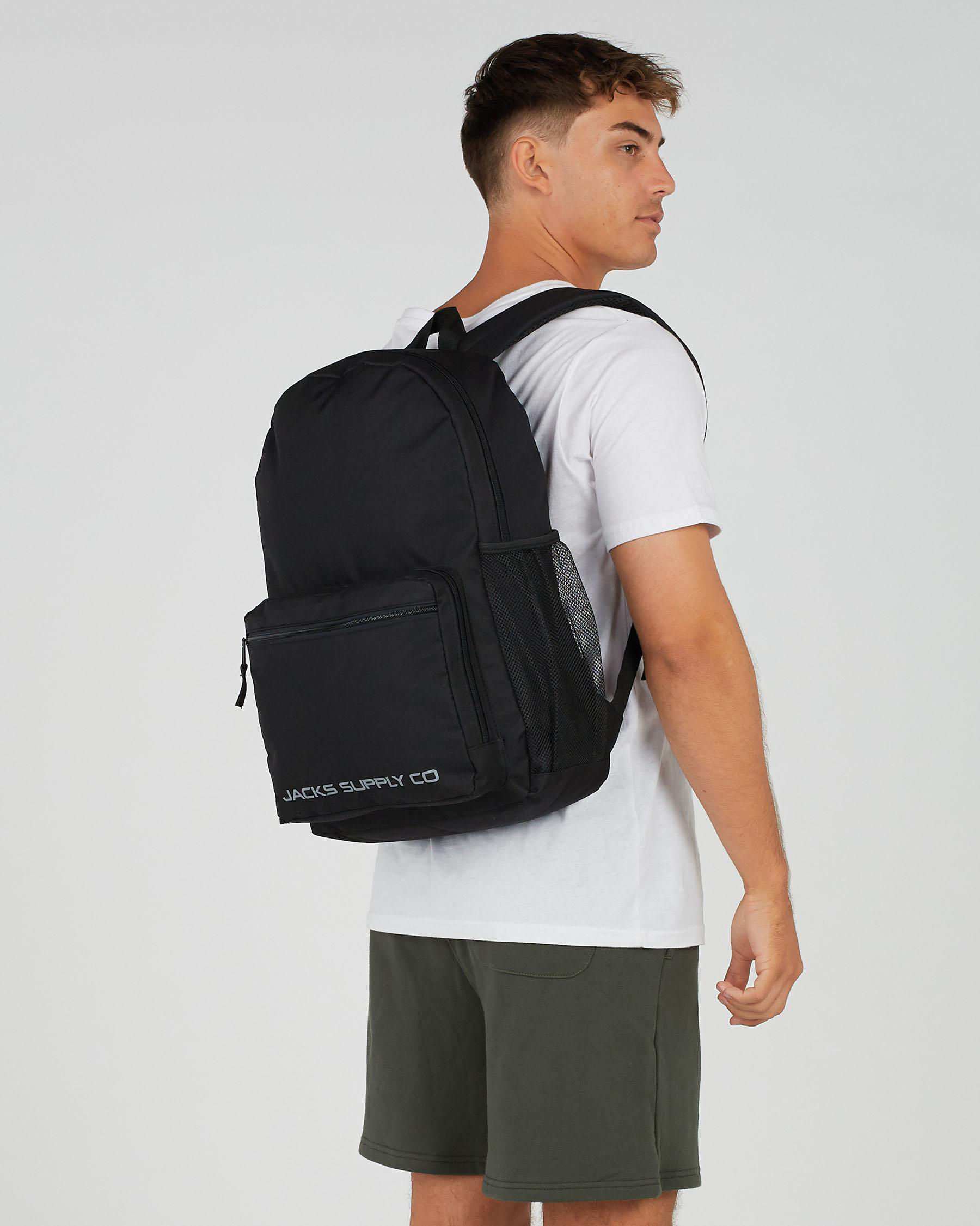 Shop Jacks Brisk Backpack In Black - Fast Shipping & Easy Returns ...