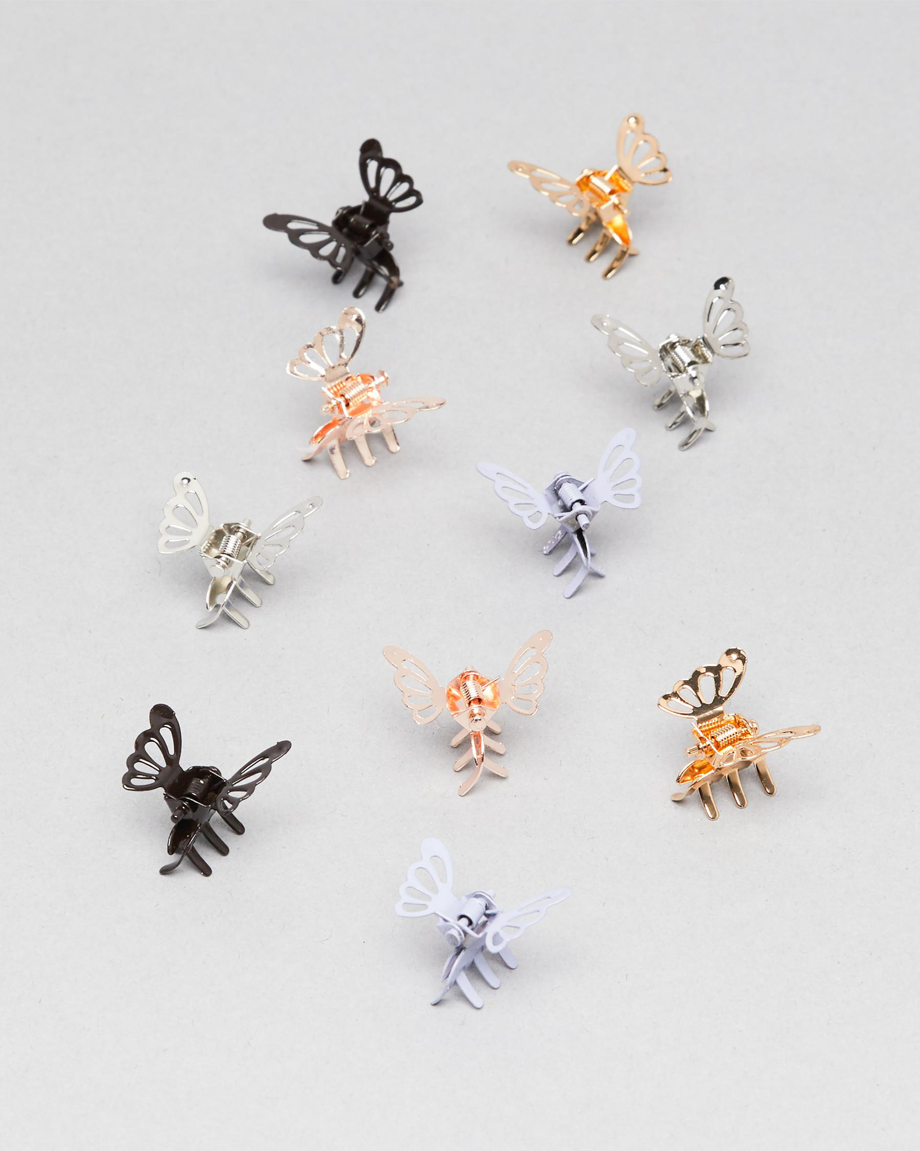 Shop Karyn In LA Wren Butterfly Hair Clip Pack In Multi - Fast Shipping ...