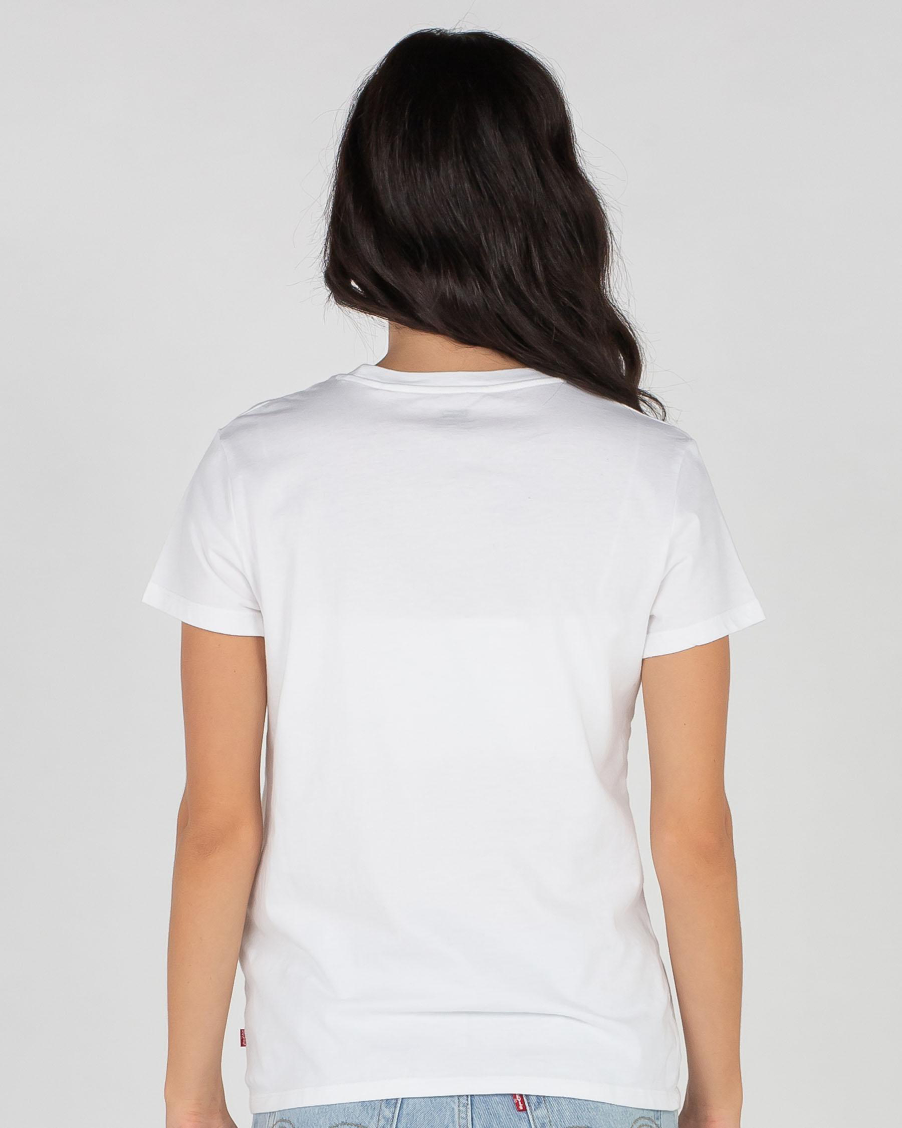 Shop Levi's Perfect T-Shirt In White - Fast Shipping & Easy Returns ...
